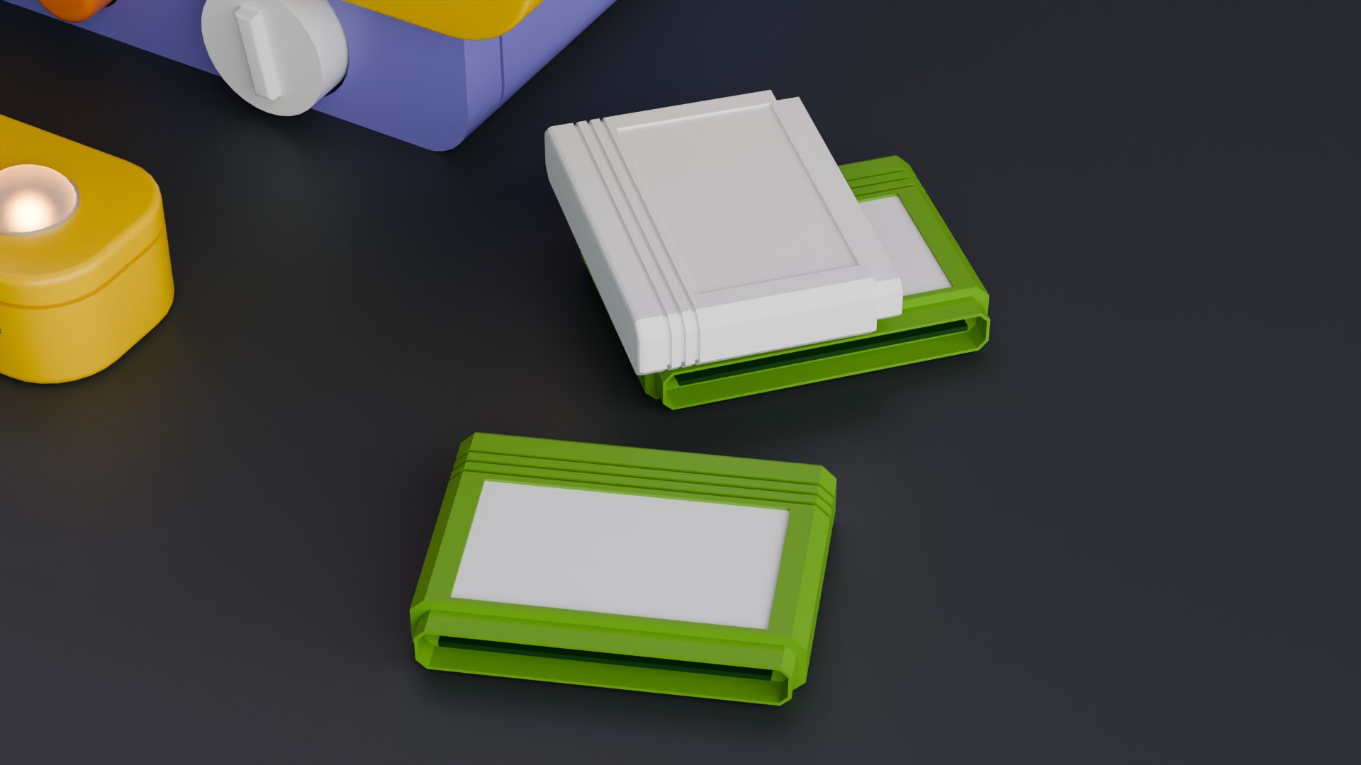 3D Model Retro-Style Gaming Console - TurboSquid 2320901