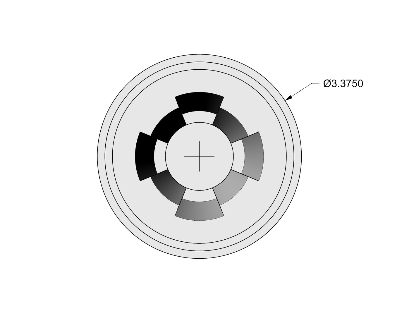 Hub Shoulder 3ds