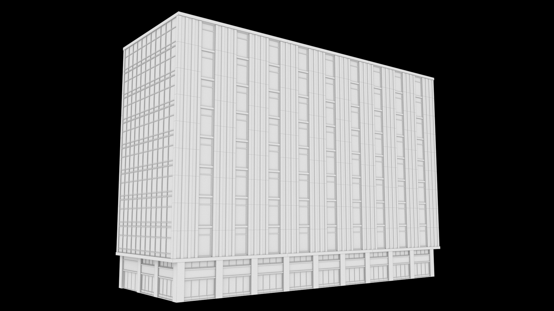 3D Building Glass Model - TurboSquid 1759113