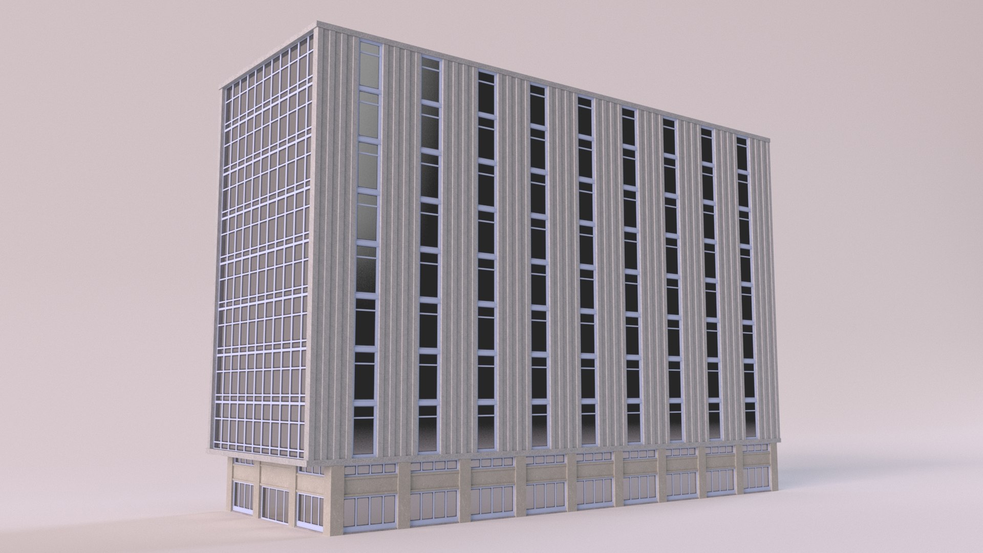 3D Building Glass Model - TurboSquid 1759113