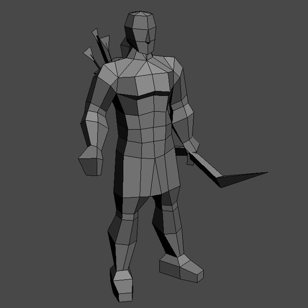 Medieval Characters 3d Model