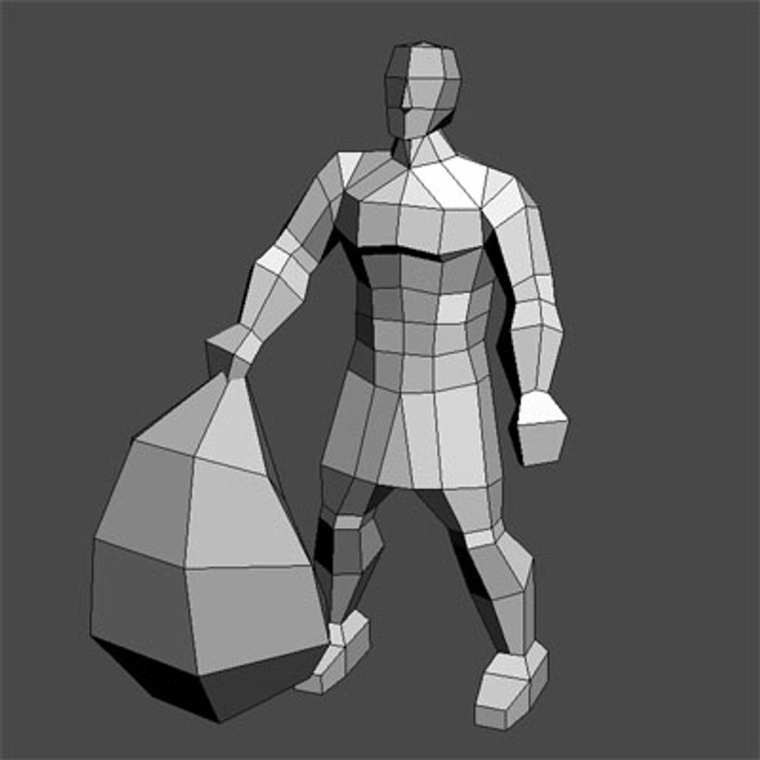 medieval characters 3d model
