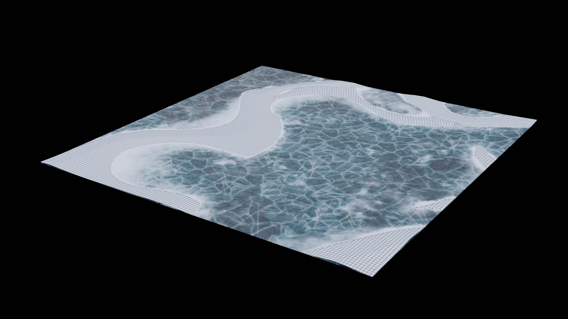 Frozen Lake Scene 8K And 4K Model - TurboSquid 1979634