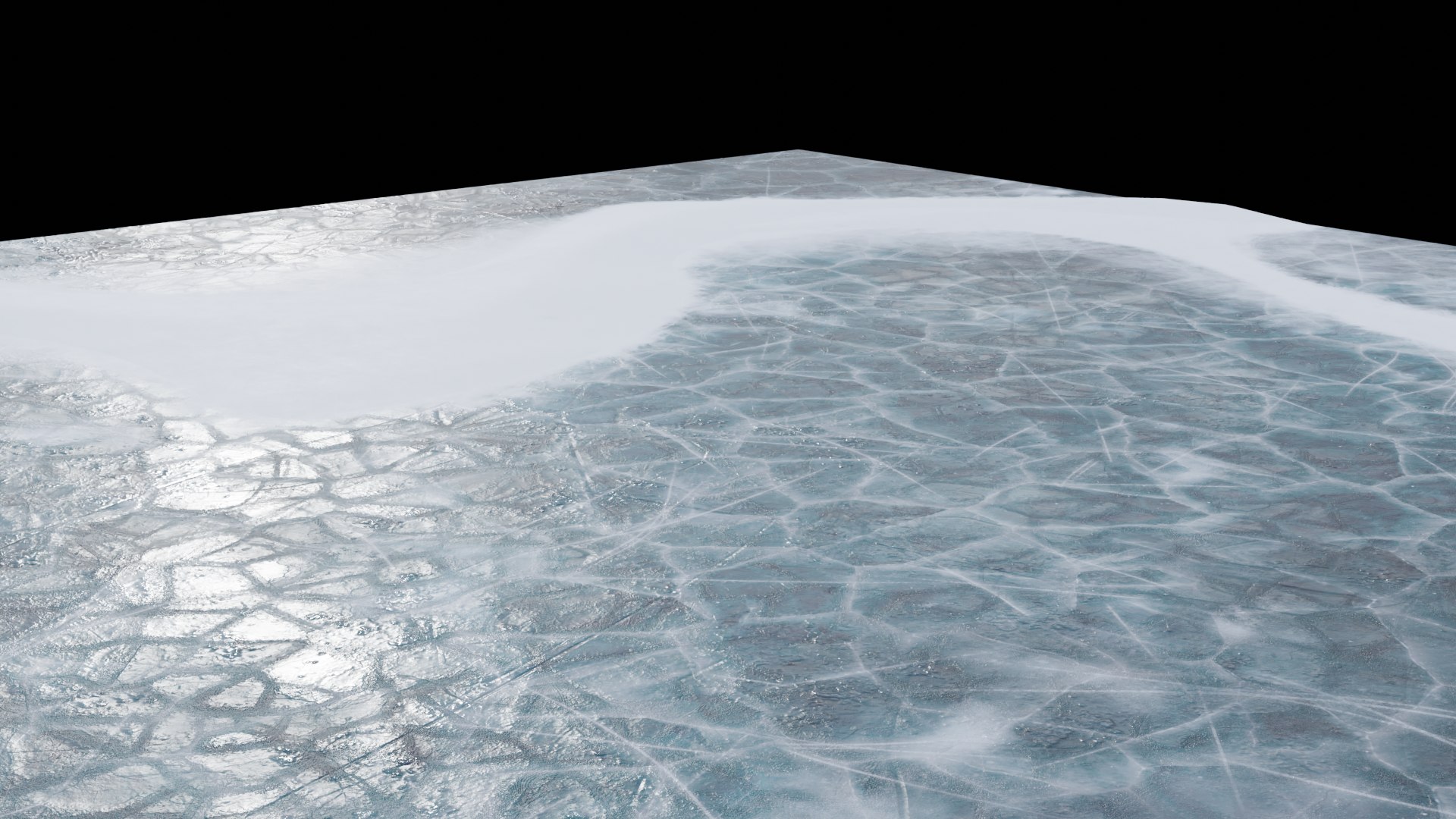 Frozen Lake Scene 8K And 4K Model - TurboSquid 1979634