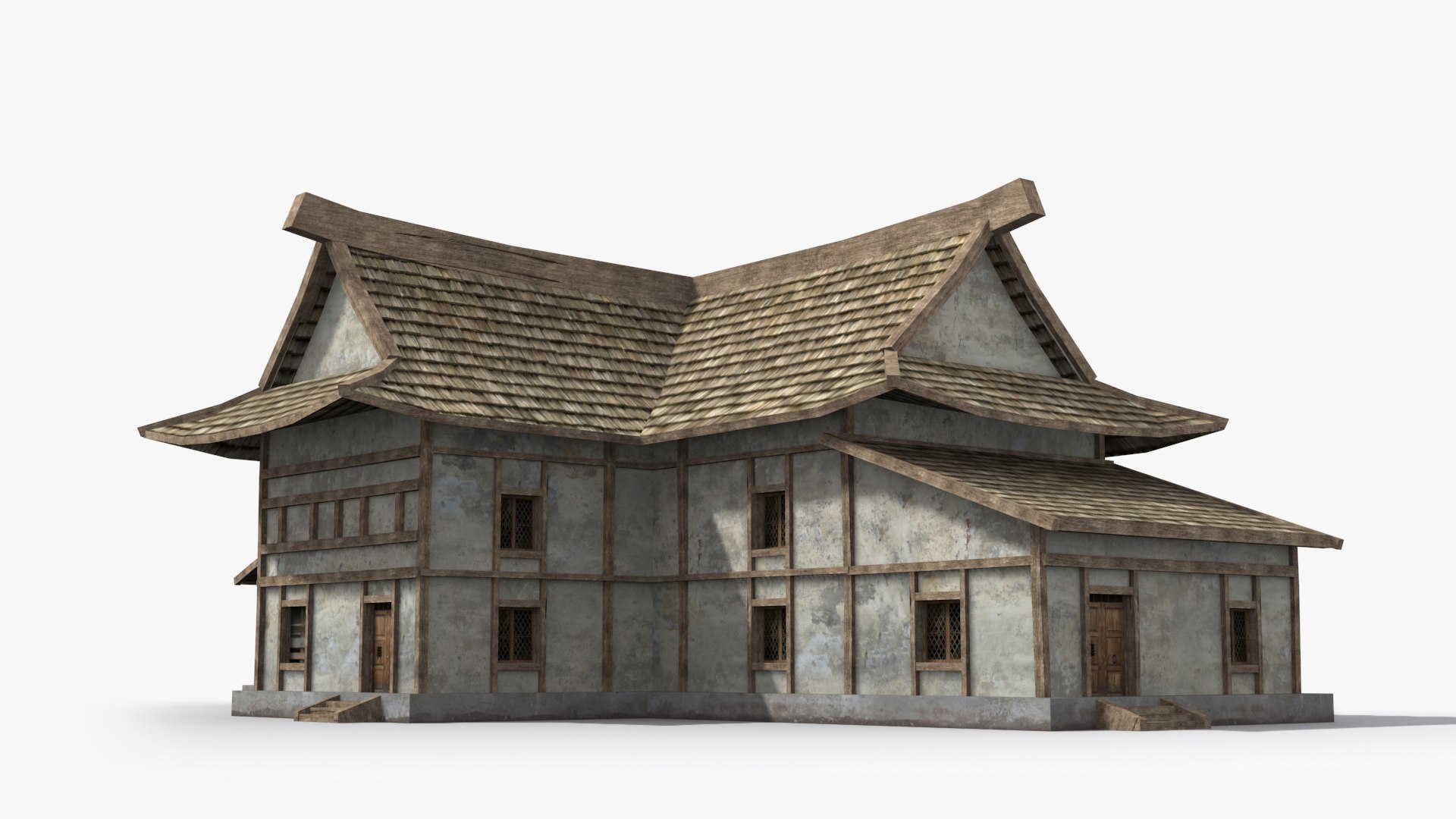 Ancient house x11 3D model - TurboSquid 1941190