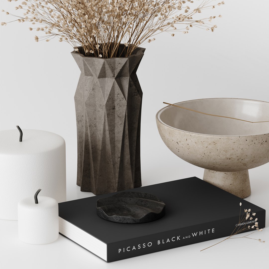 3D Model Decor Set 01 - TurboSquid 2233024