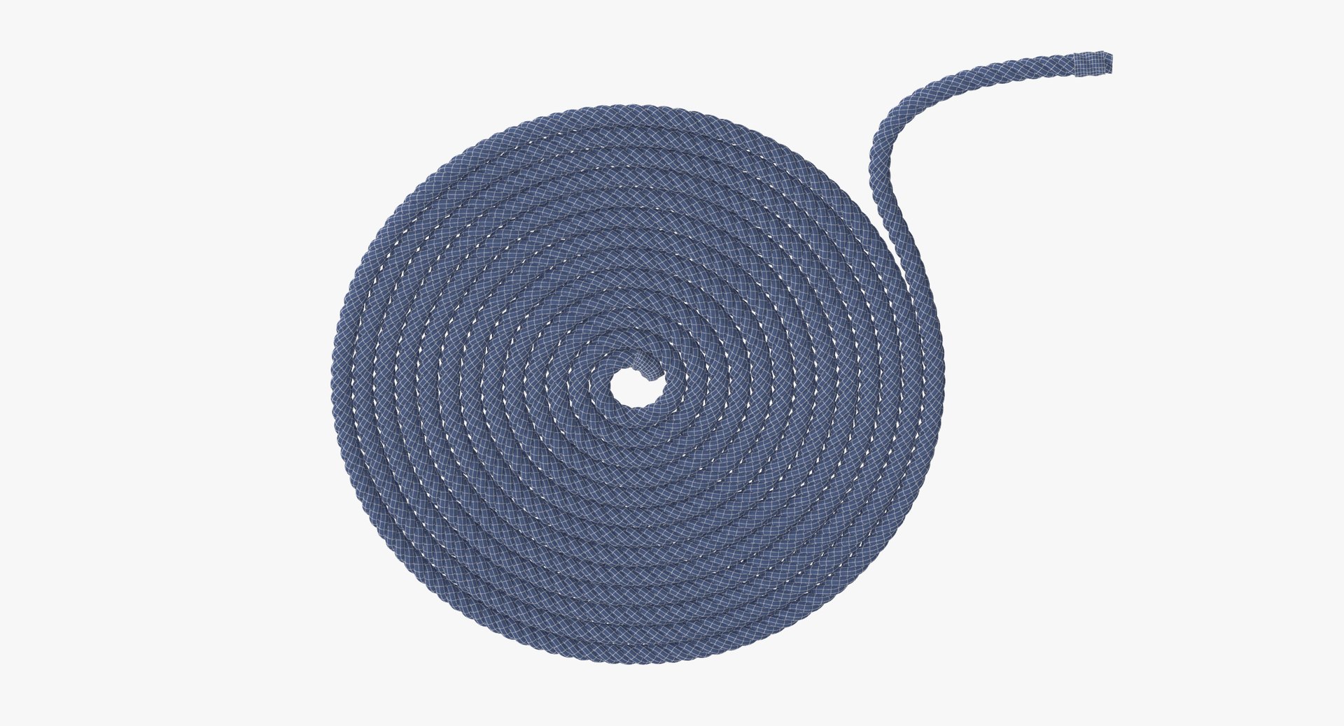 Coiled Rope 3d Model