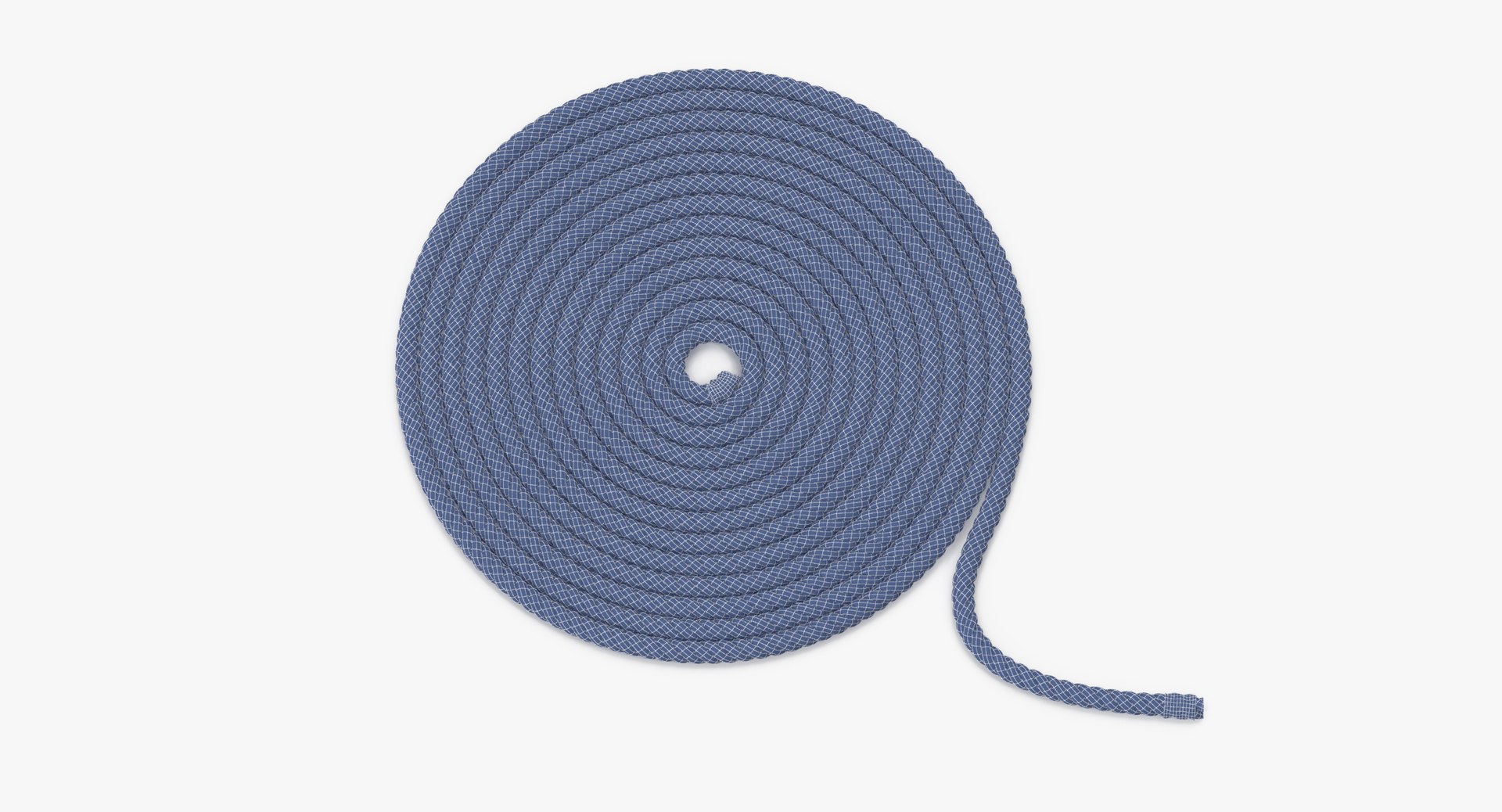 Coiled Rope 3d Model