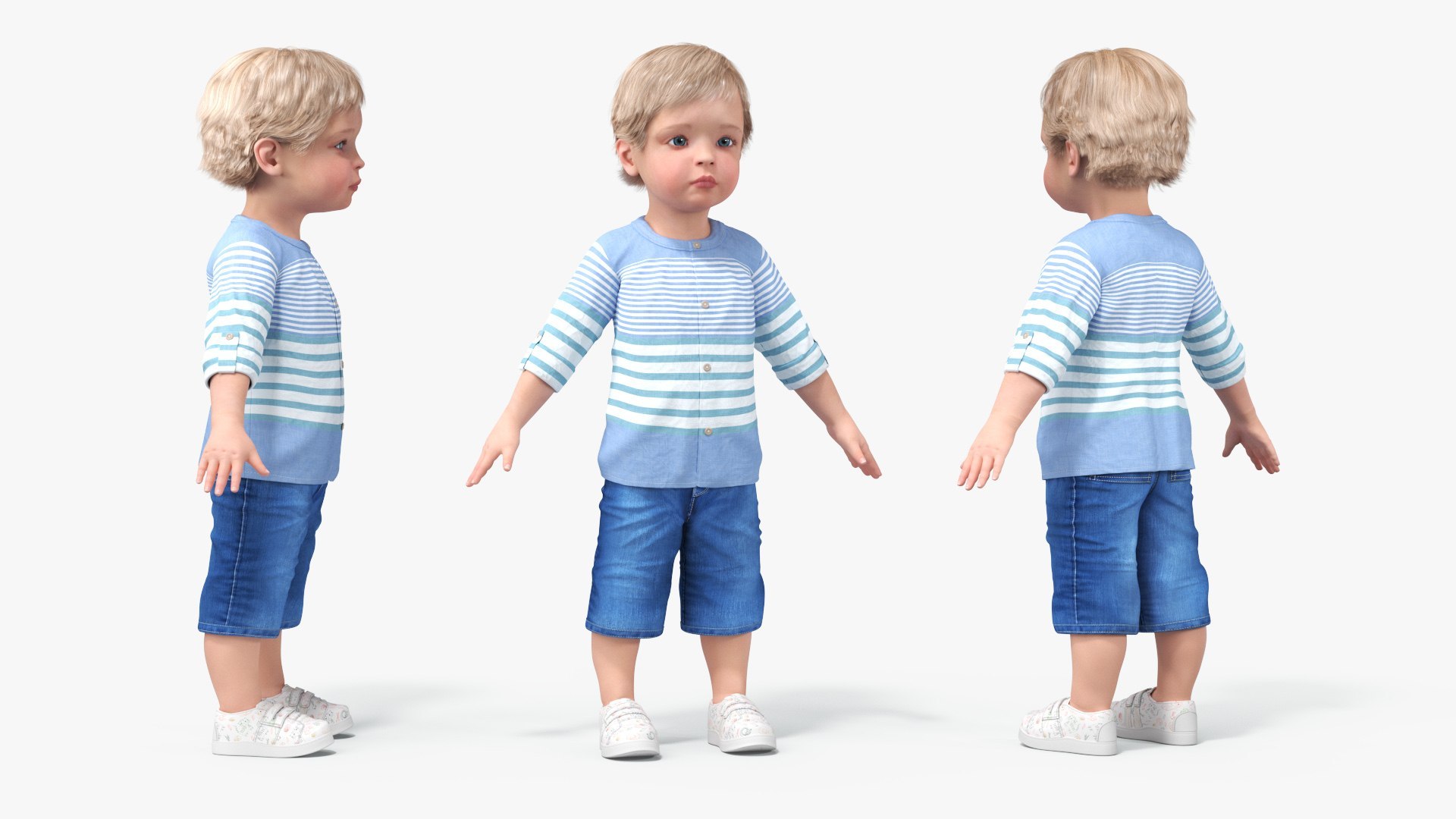 Baby Boys Rigged For Maya Collection 3D Model - TurboSquid 2512499