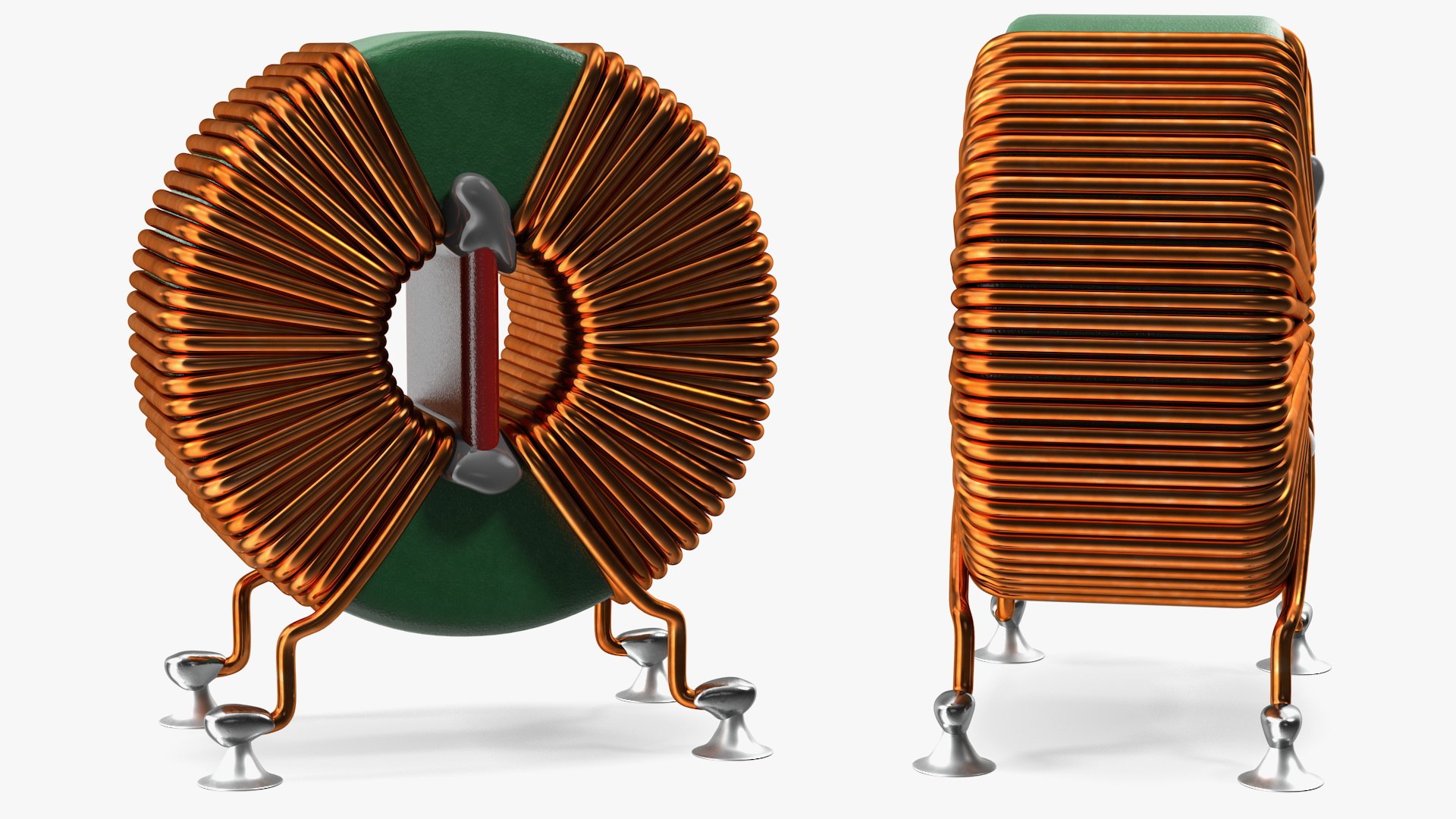 Toroidal choke coil filter 3D model - TurboSquid 1669086