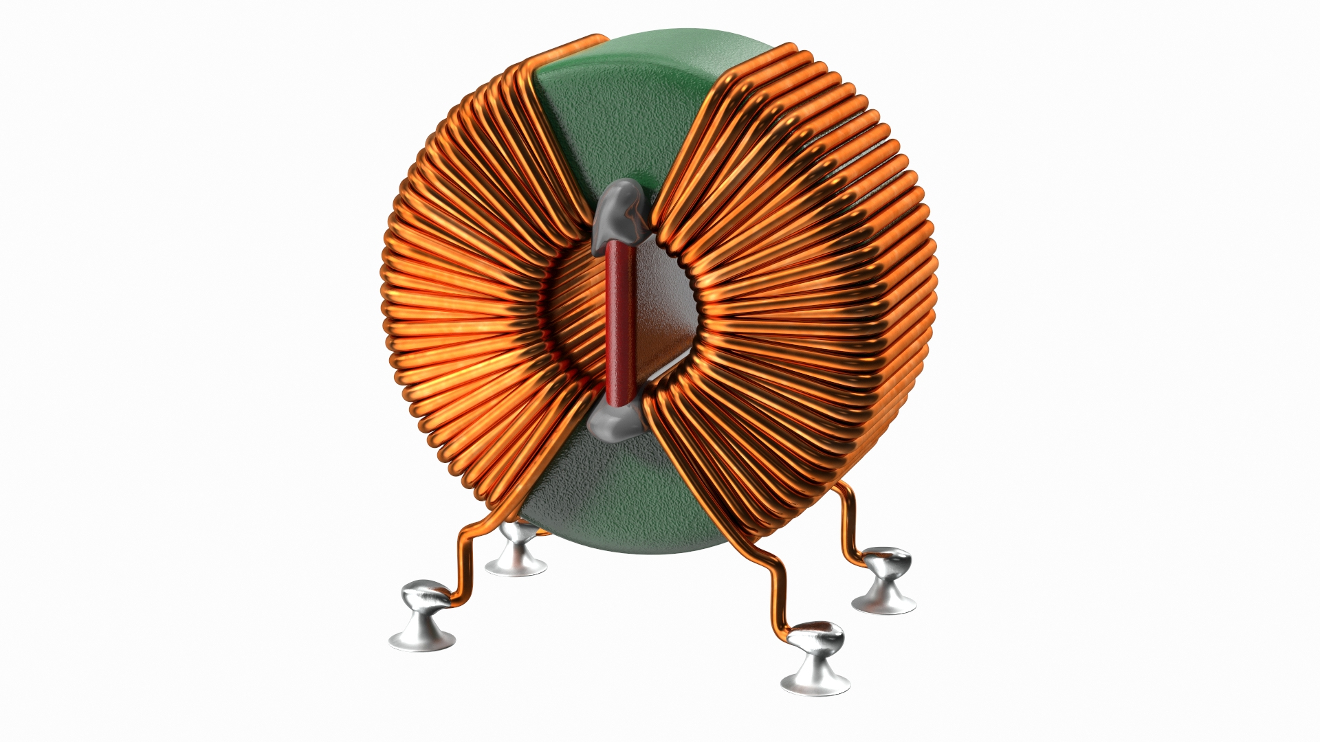 Toroidal choke coil filter 3D model - TurboSquid 1669086