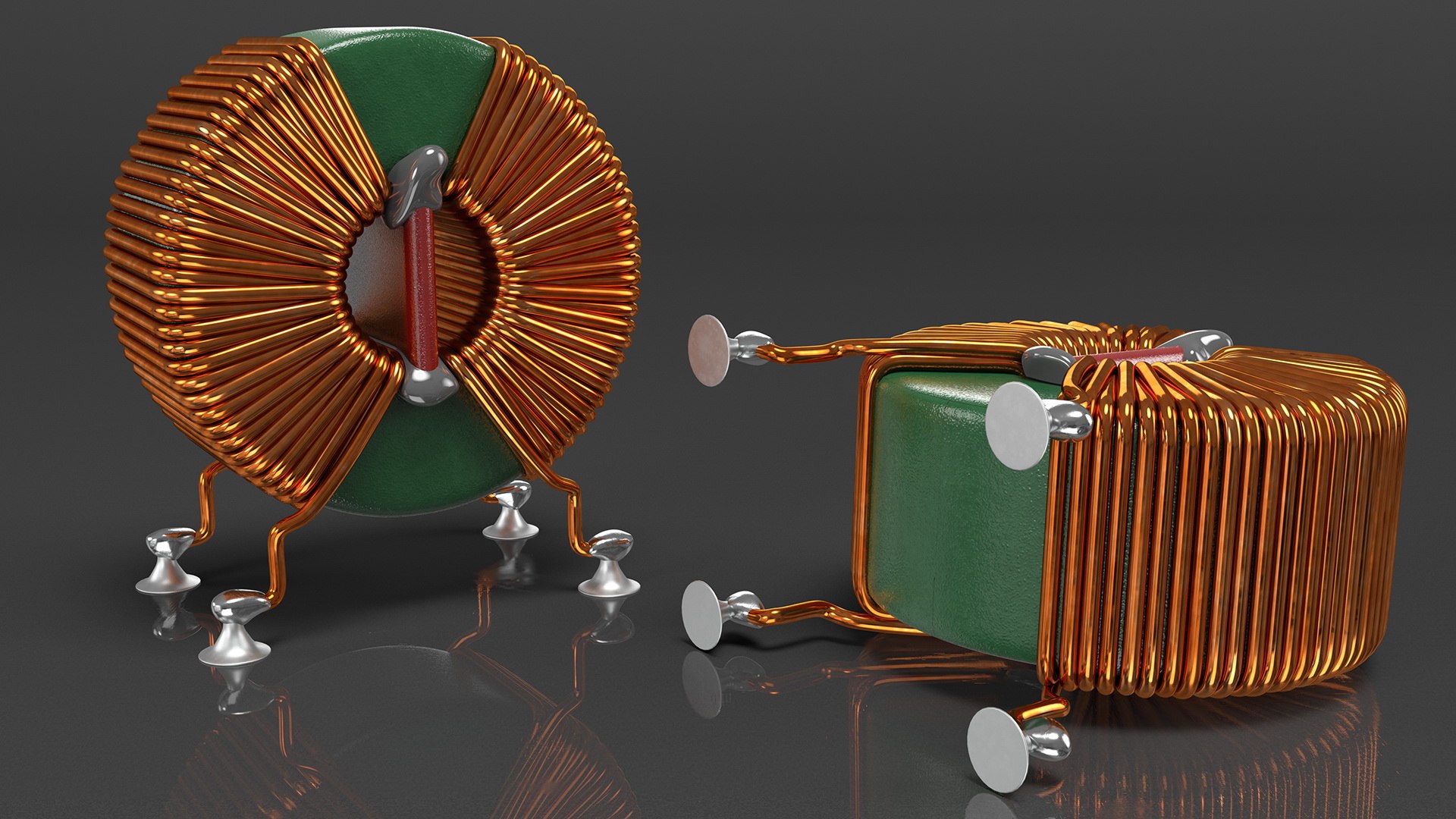 Toroidal choke coil filter 3D model - TurboSquid 1669086