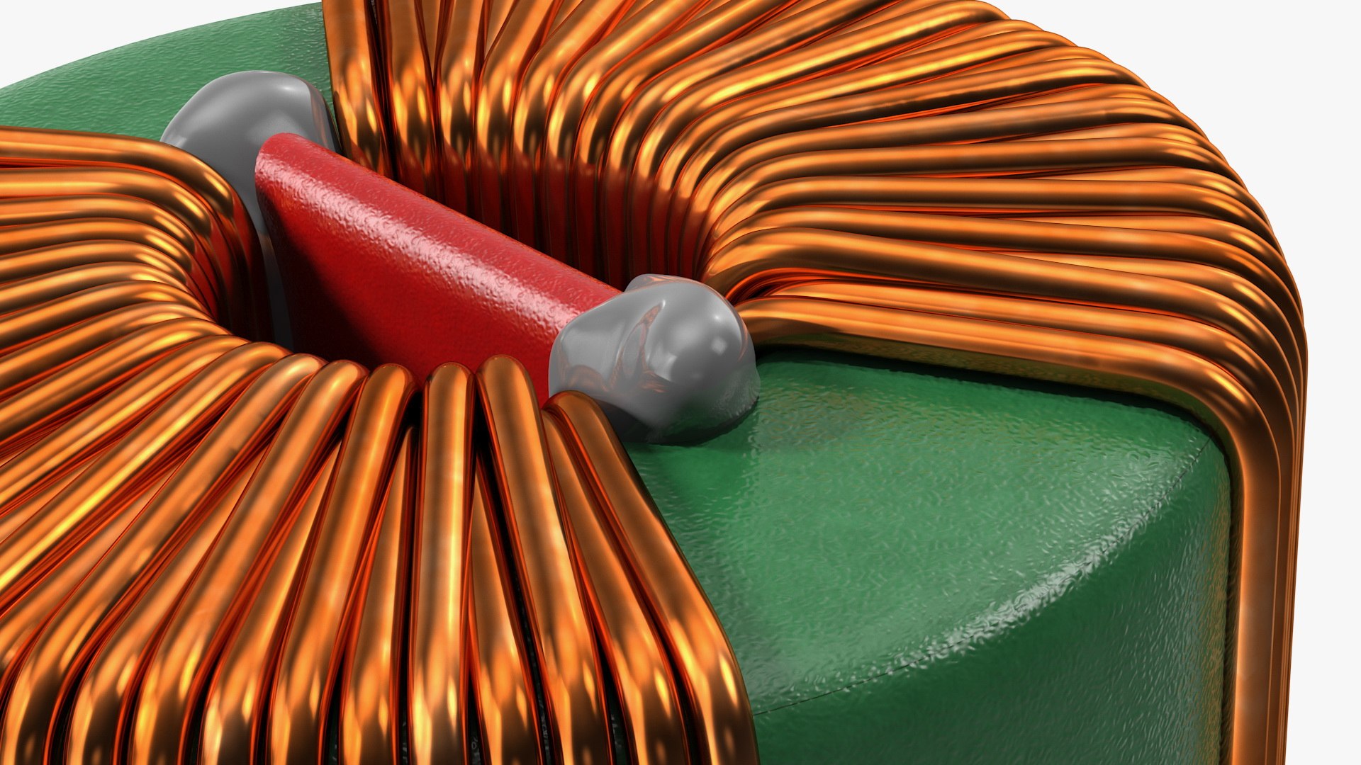 Toroidal choke coil filter 3D model - TurboSquid 1669086