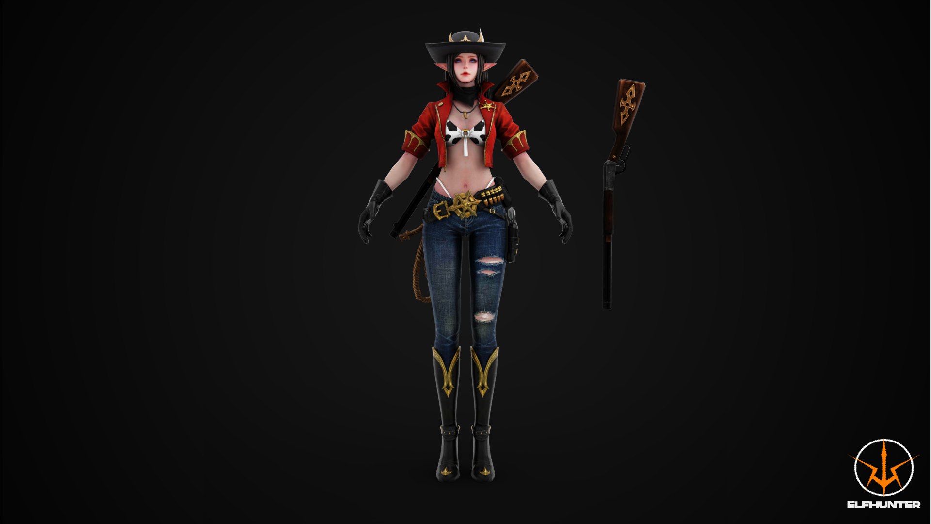 3D ELF COWBOY - TurboSquid 2089566