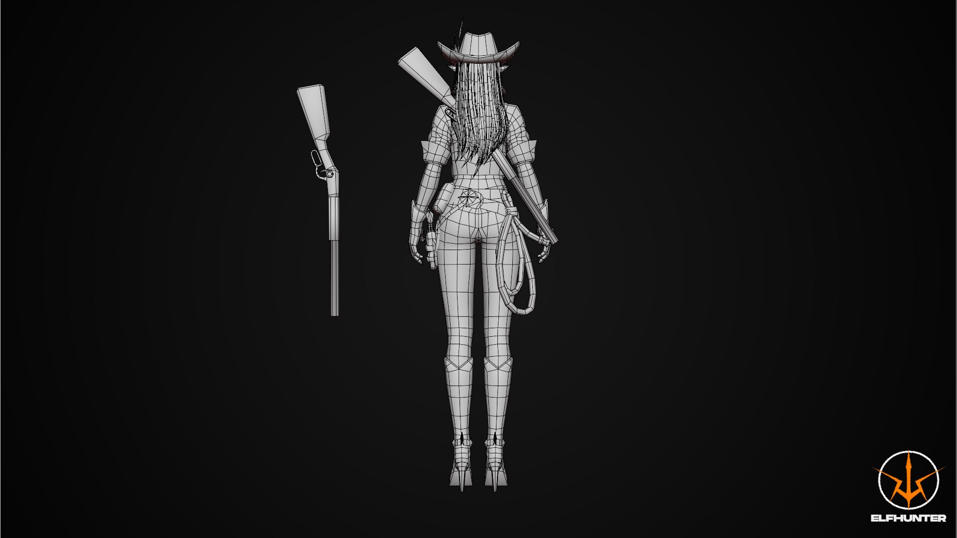 3D ELF COWBOY - TurboSquid 2089566