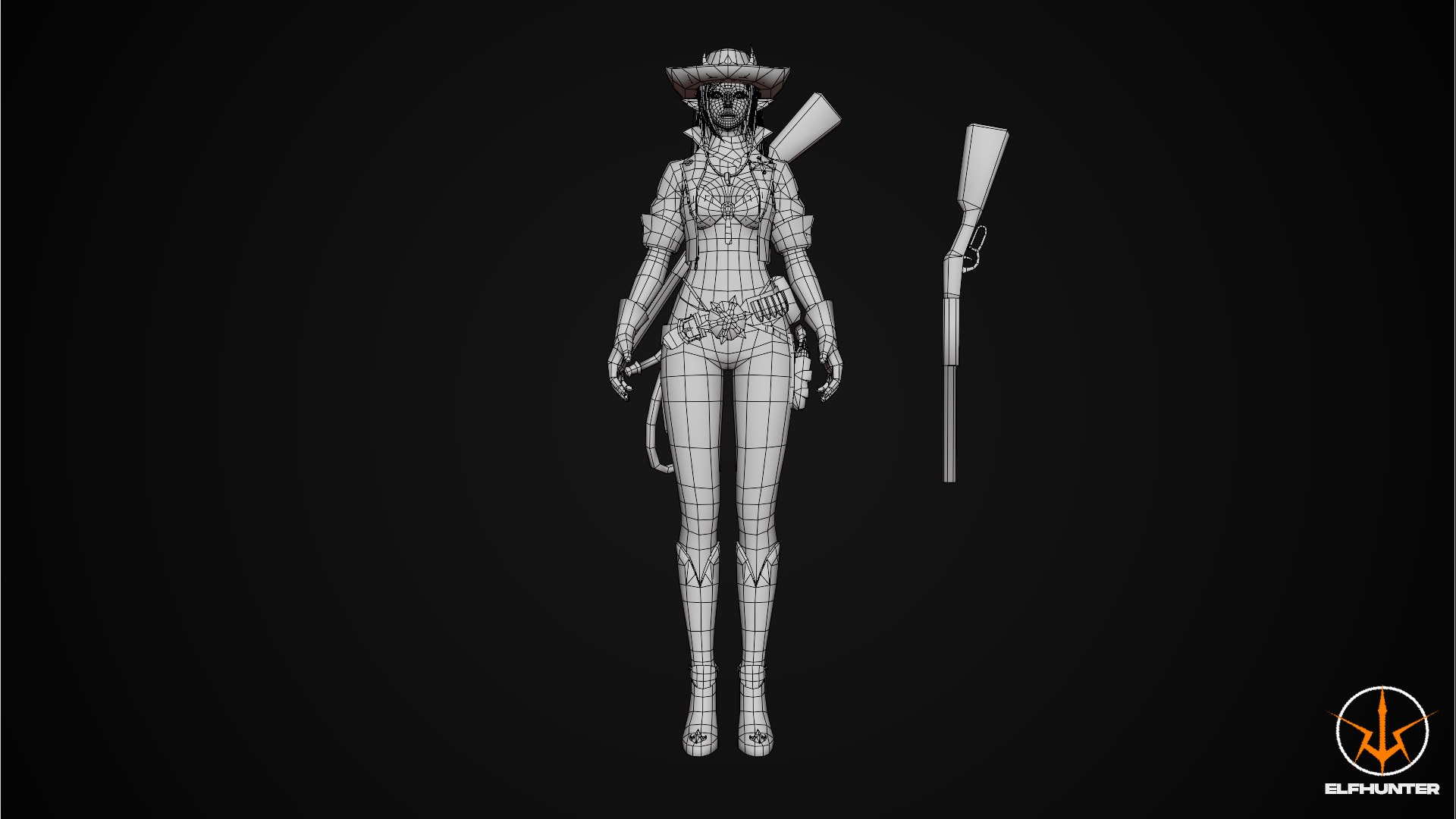 3D ELF COWBOY - TurboSquid 2089566