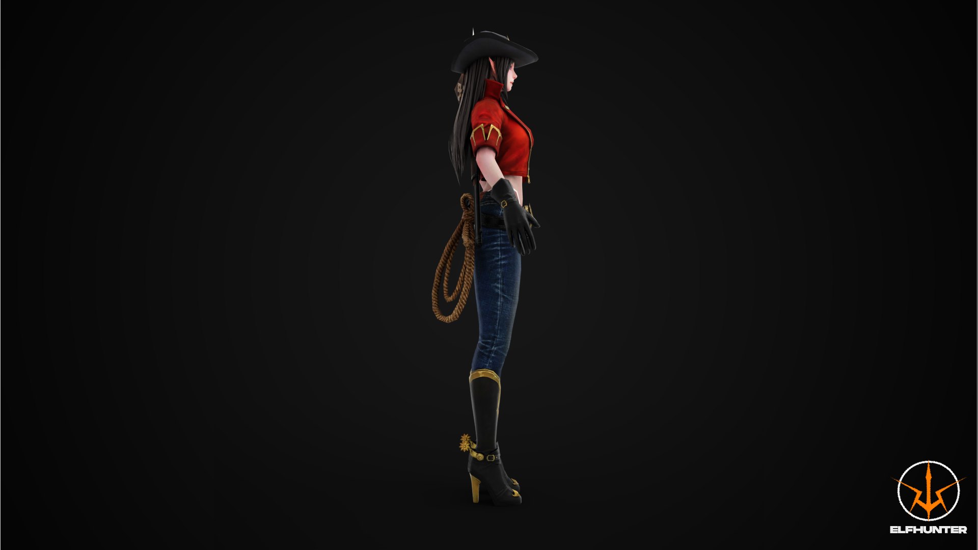 3D ELF COWBOY - TurboSquid 2089566