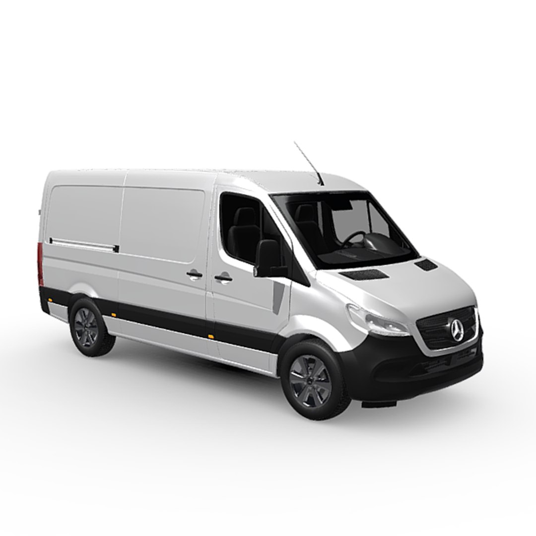 New Mercedes-Benz Sprinter Cargo H1 L2 2024 3D Model - TurboSquid 2260256