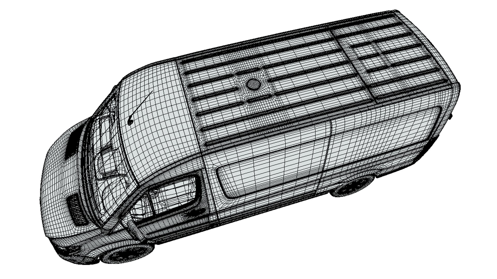 New Mercedes-Benz Sprinter Cargo H1 L2 2024 3D Model - TurboSquid 2260256