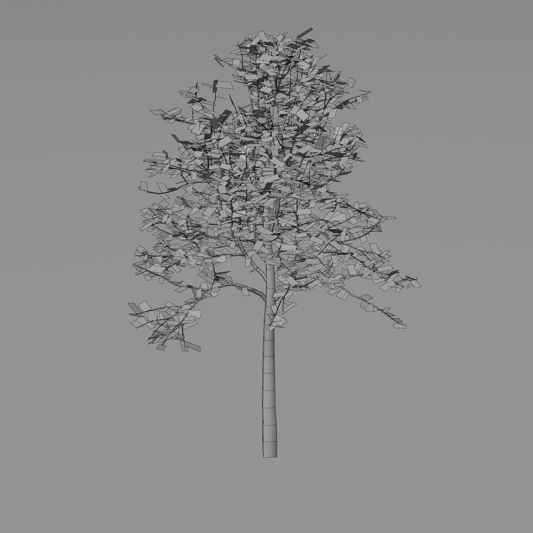 Trees Realistic Low-poly Uv 3D Model - TurboSquid 1587952