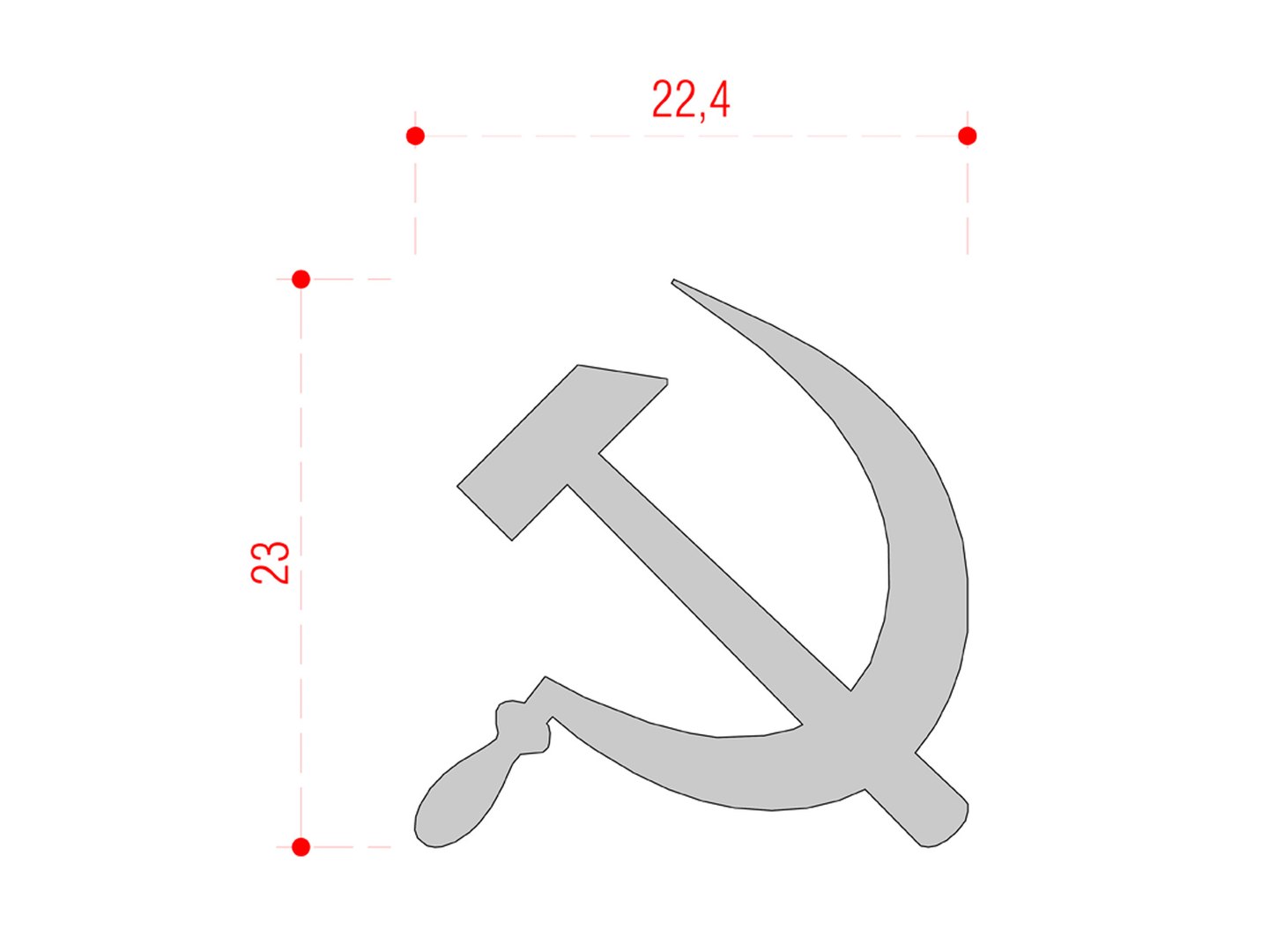 Communism Symbol 3D Model - TurboSquid 1387336