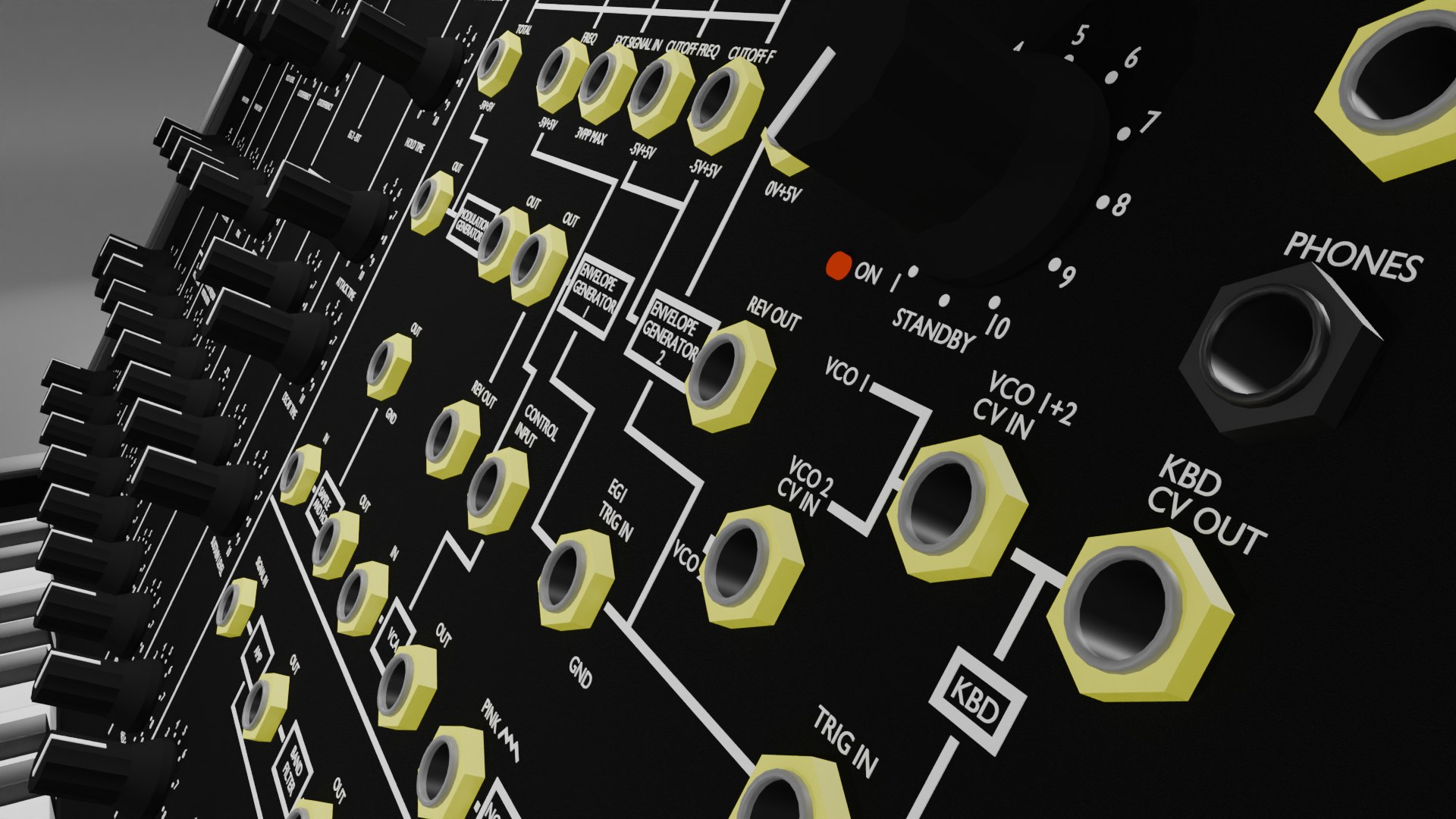 3D Modular Synthesizer Model - TurboSquid 2255124