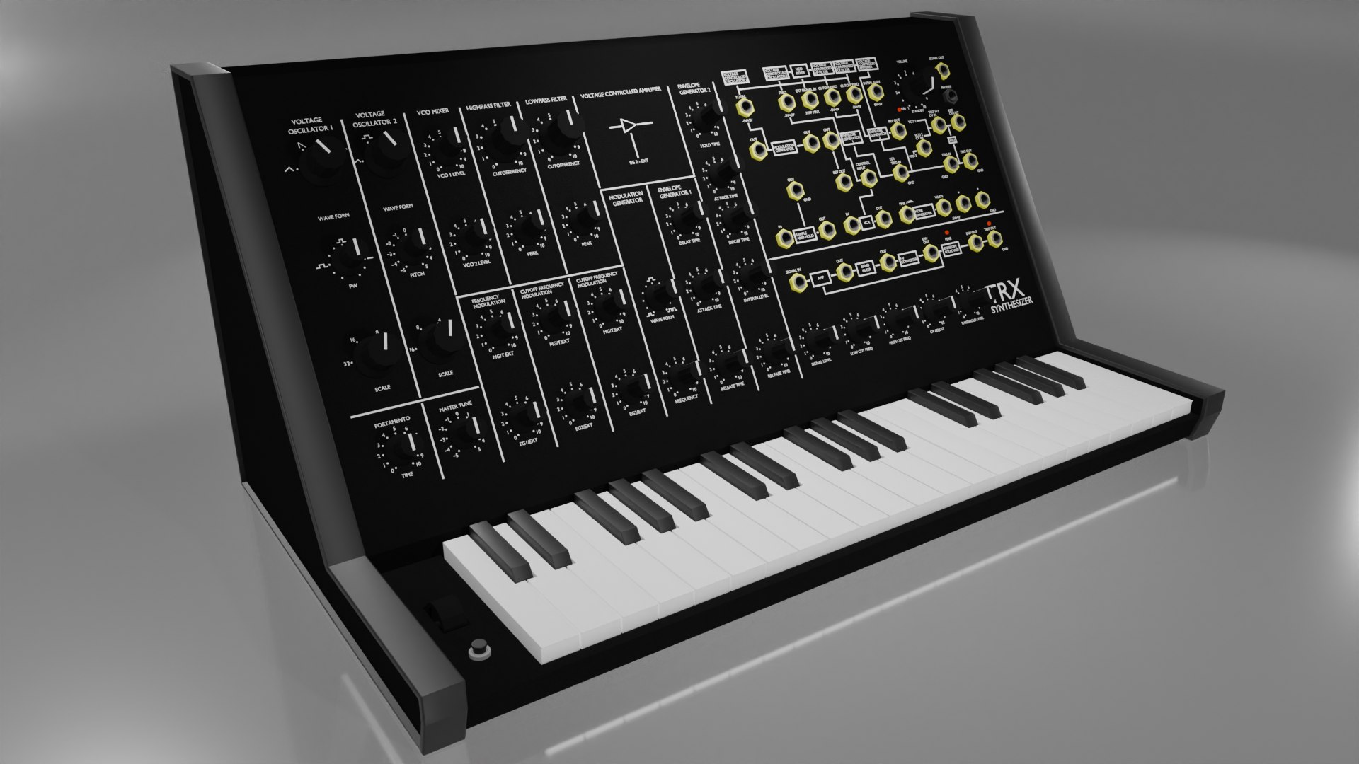3D Modular Synthesizer Model - TurboSquid 2255124