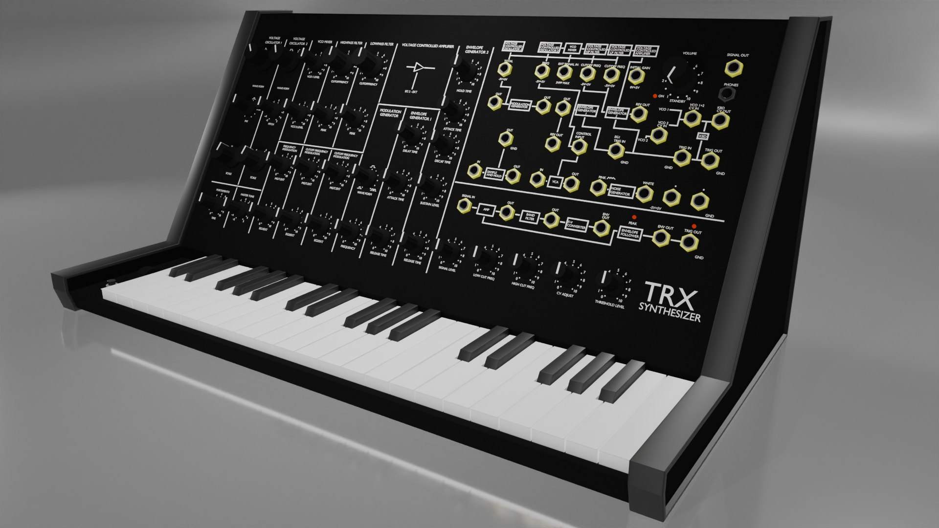 3D Modular Synthesizer Model - TurboSquid 2255124