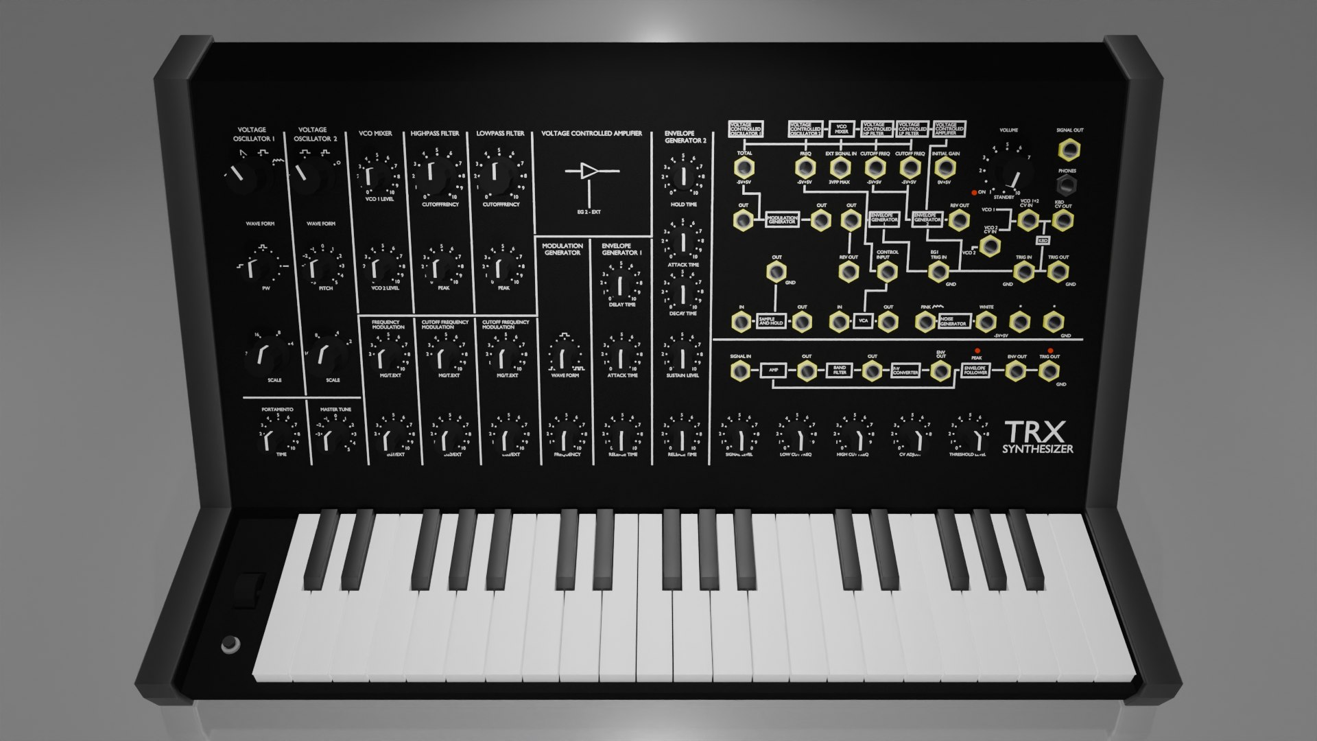 3D Modular Synthesizer Model - TurboSquid 2255124