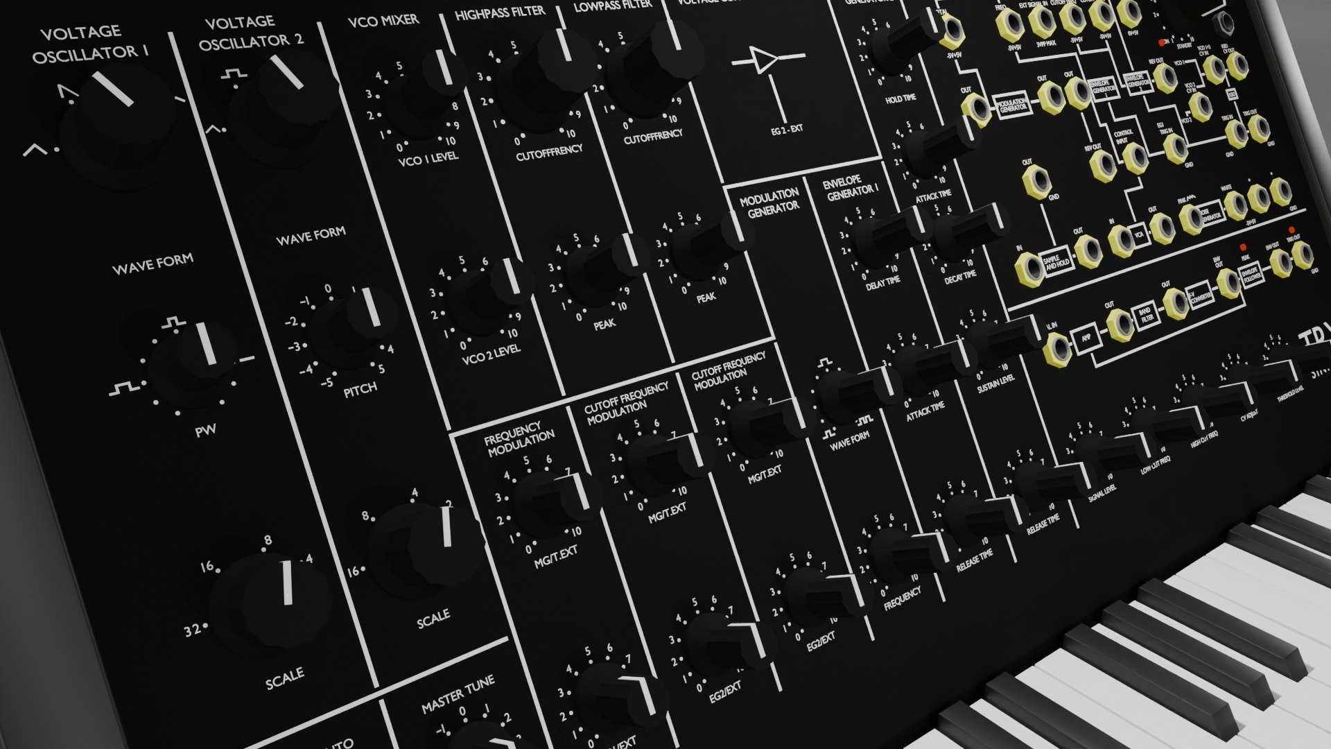 3D Modular Synthesizer Model - TurboSquid 2255124