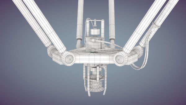 3D model Industrial Delta Robot - TurboSquid 1716985