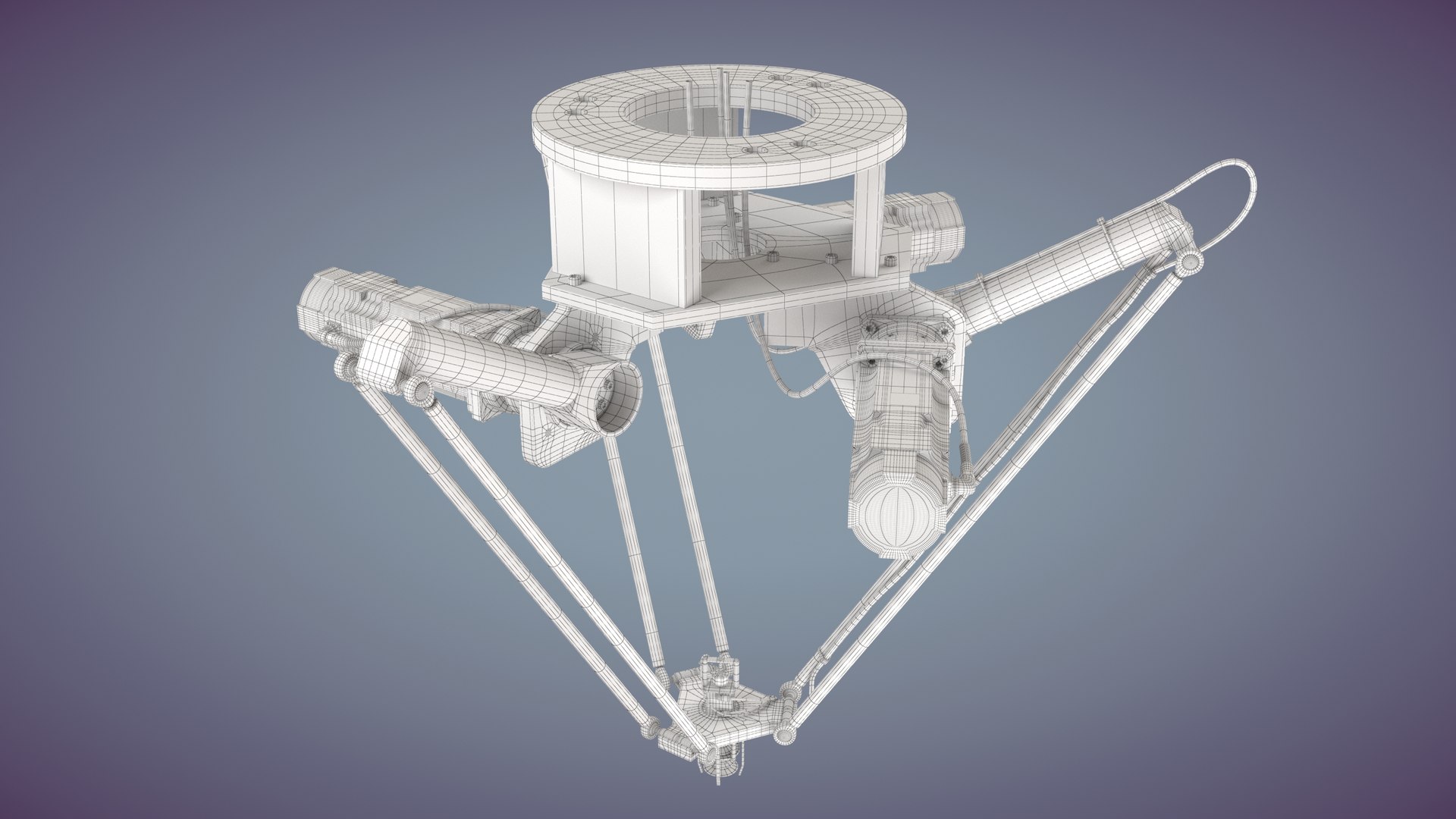 3D Model Industrial Delta Robot - TurboSquid 1716985