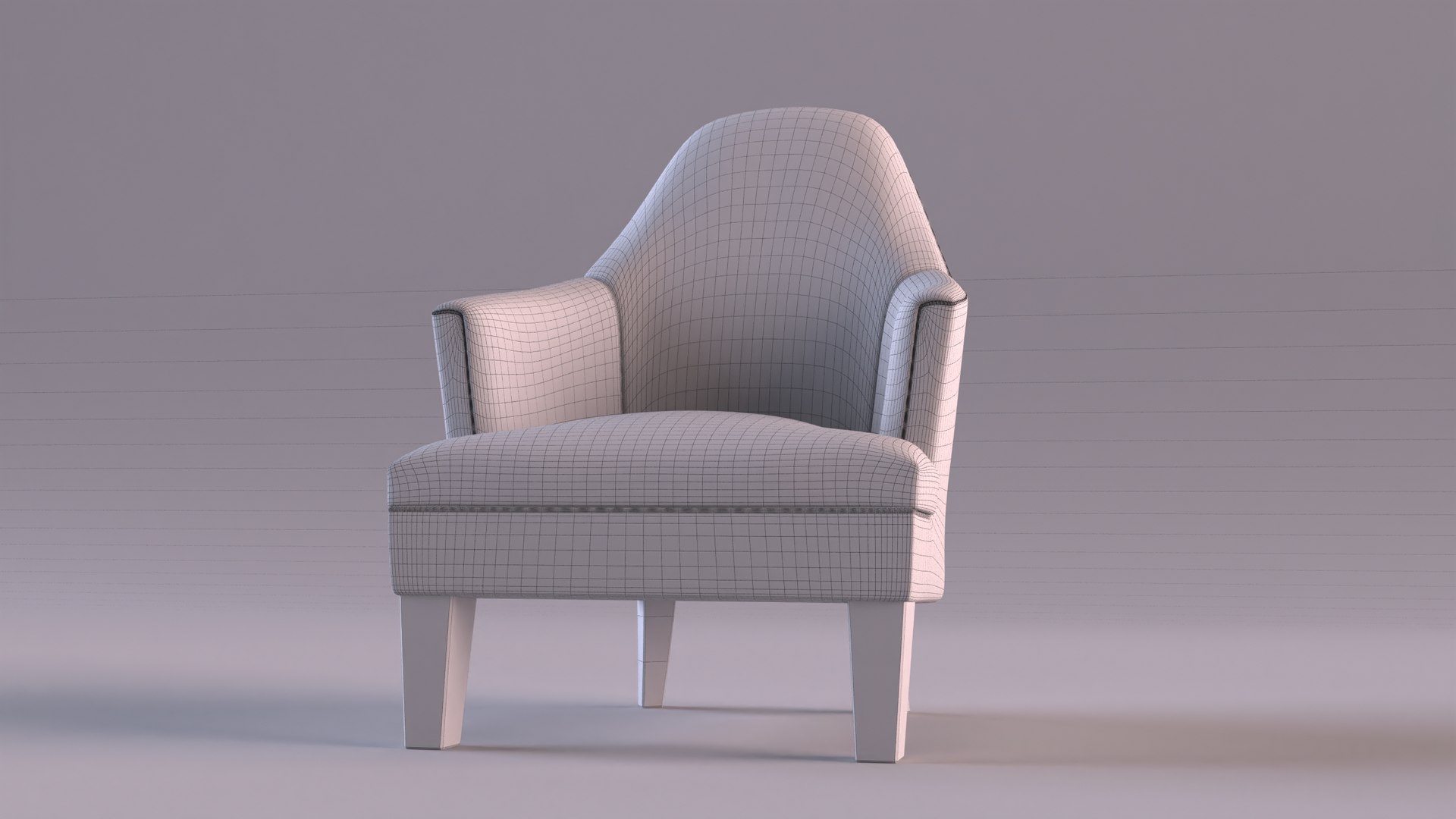 3D Lounge Wing Designer Seat - TurboSquid 2238164