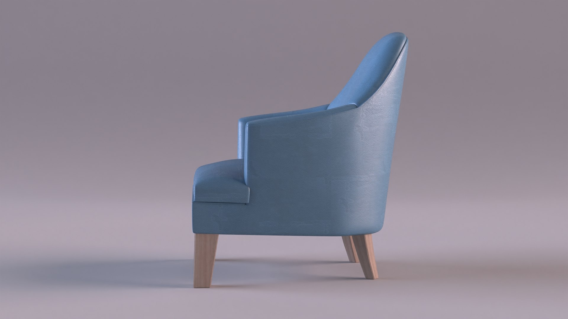 3D Lounge Wing Designer Seat - TurboSquid 2238164