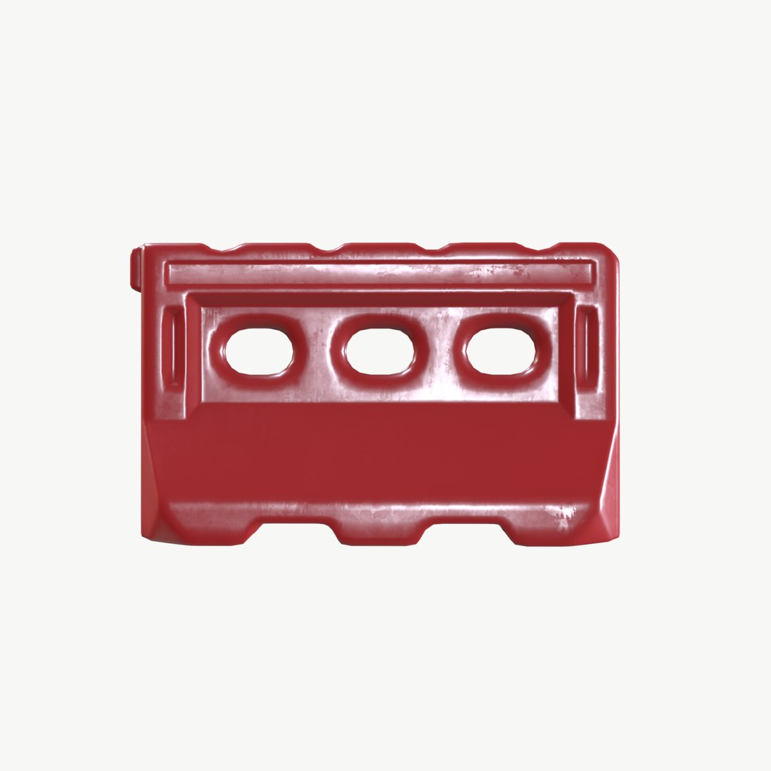 3D Road Barrier Model - TurboSquid 2319005