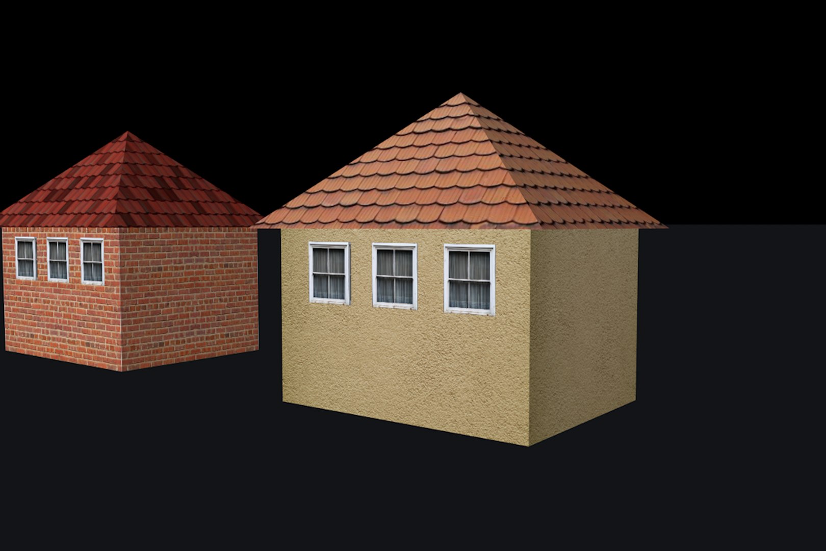 3d House Polygonal