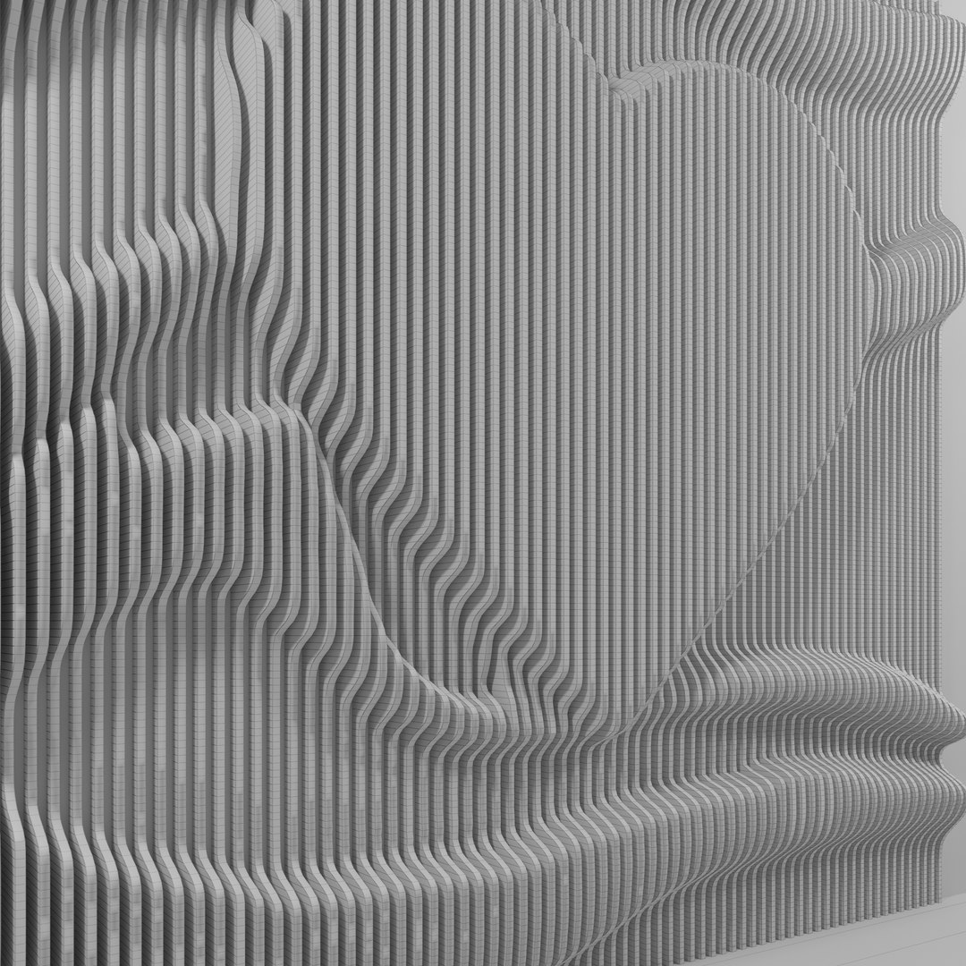 Wooden parametric panel model - TurboSquid 1402259