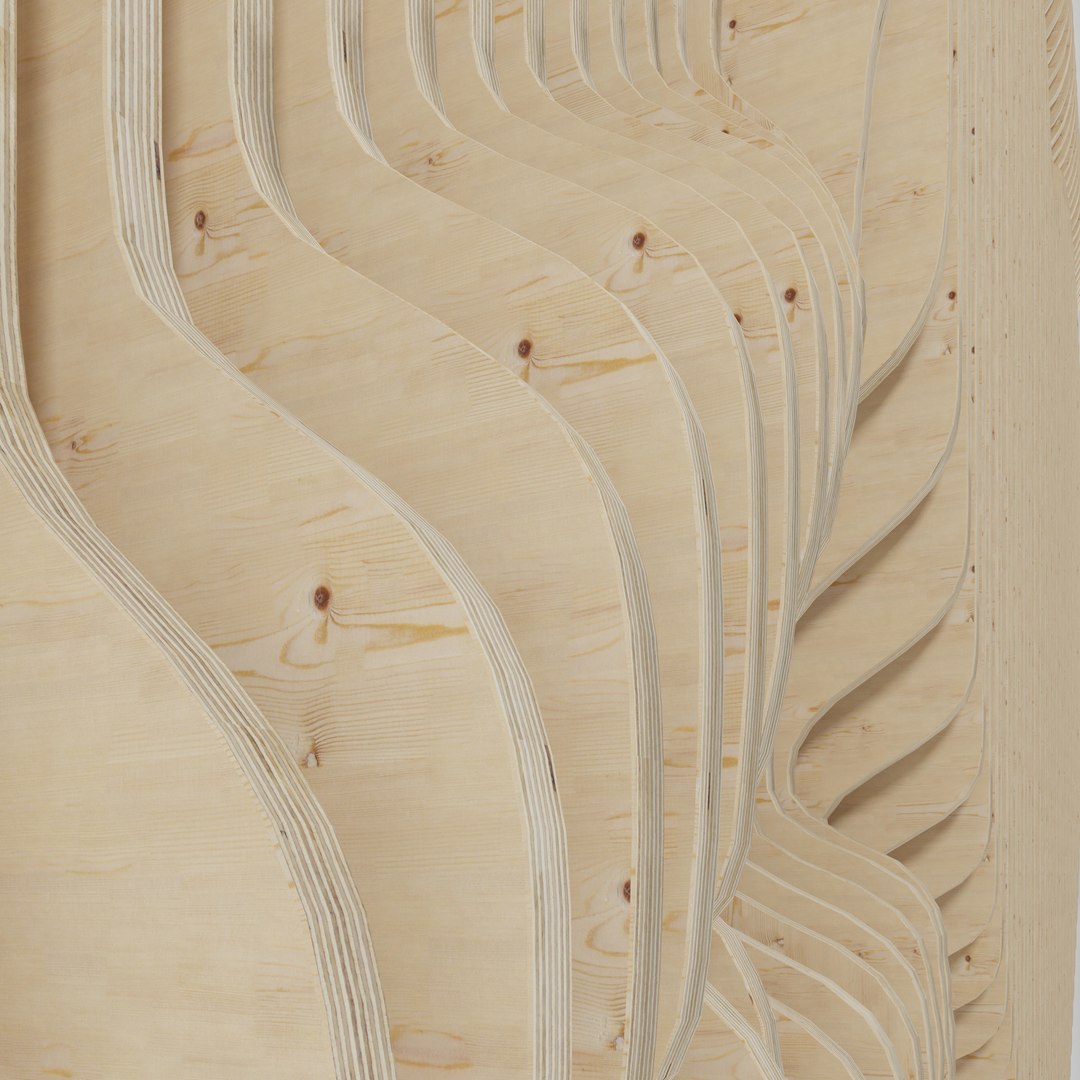 Wooden parametric panel model - TurboSquid 1402259
