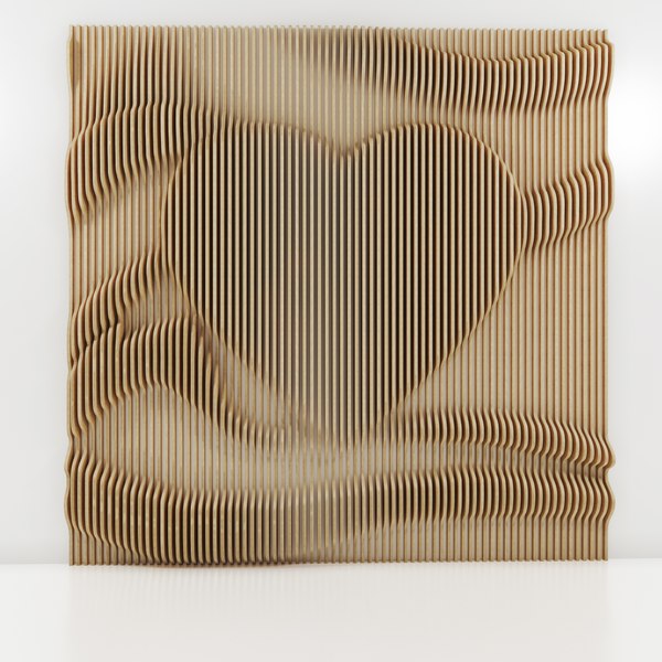 Wooden parametric panel model - TurboSquid 1402259