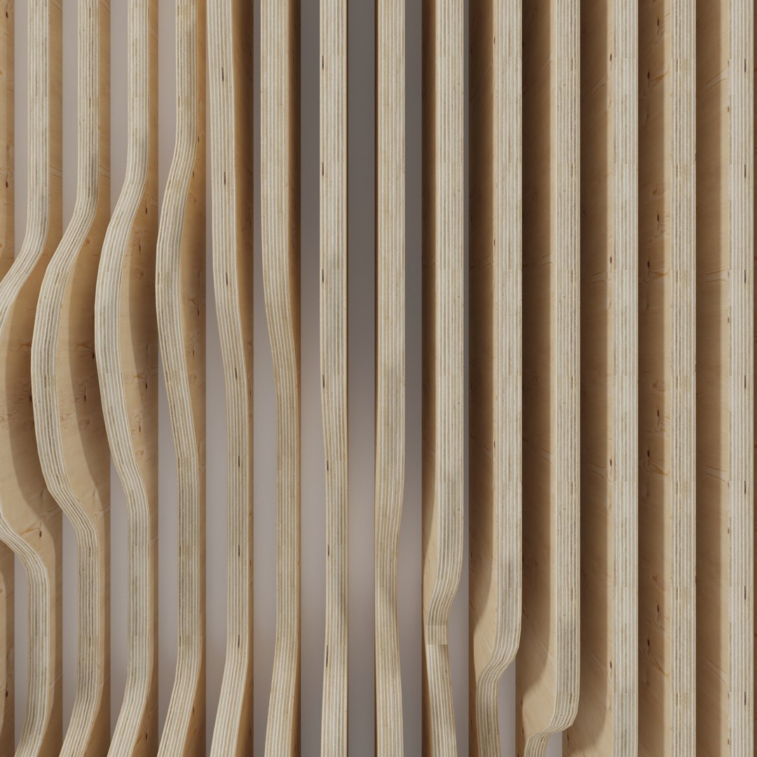 Wooden parametric panel model - TurboSquid 1402259