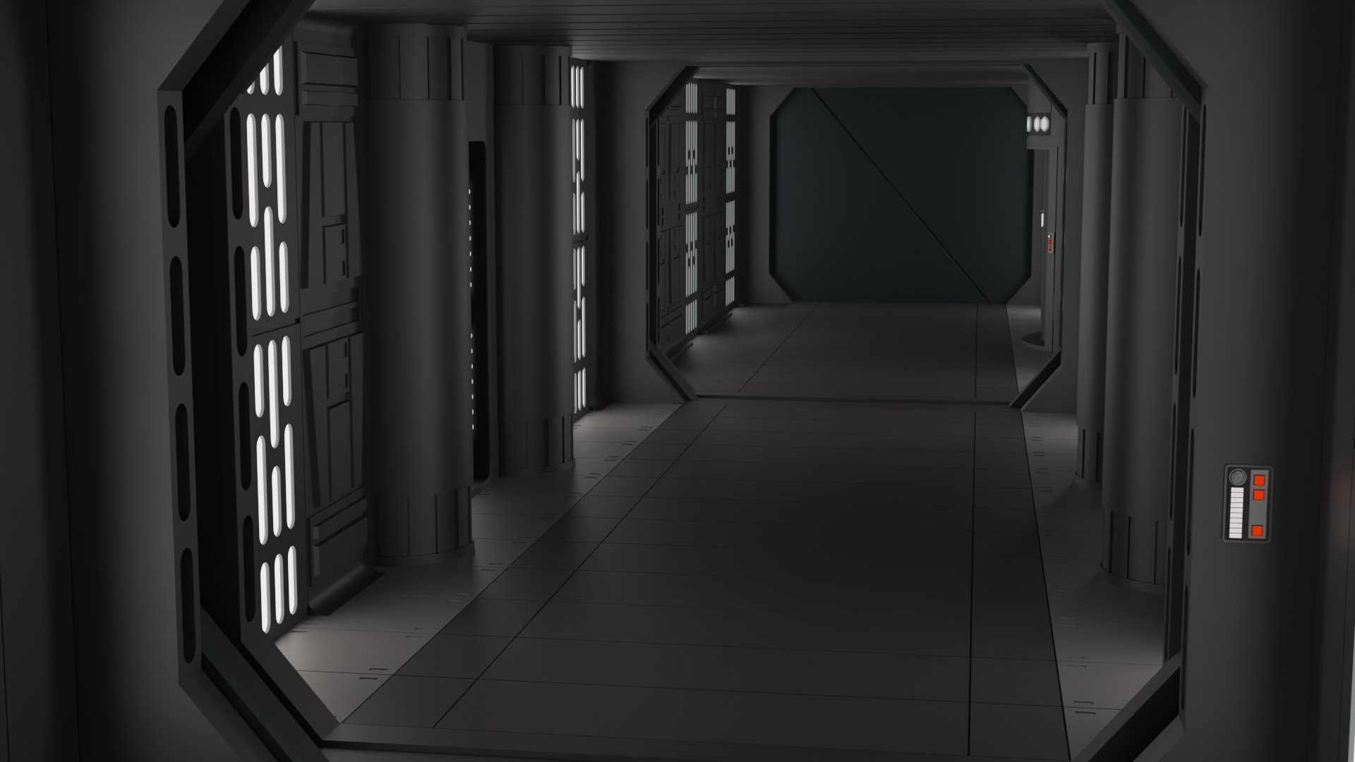 Imperial Corridor A Pack Model - TurboSquid 2343480