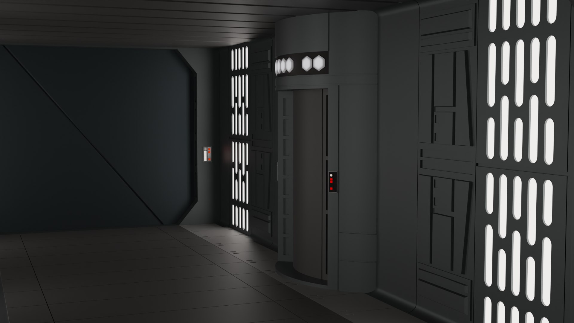 Imperial Corridor A Pack Model - TurboSquid 2343480