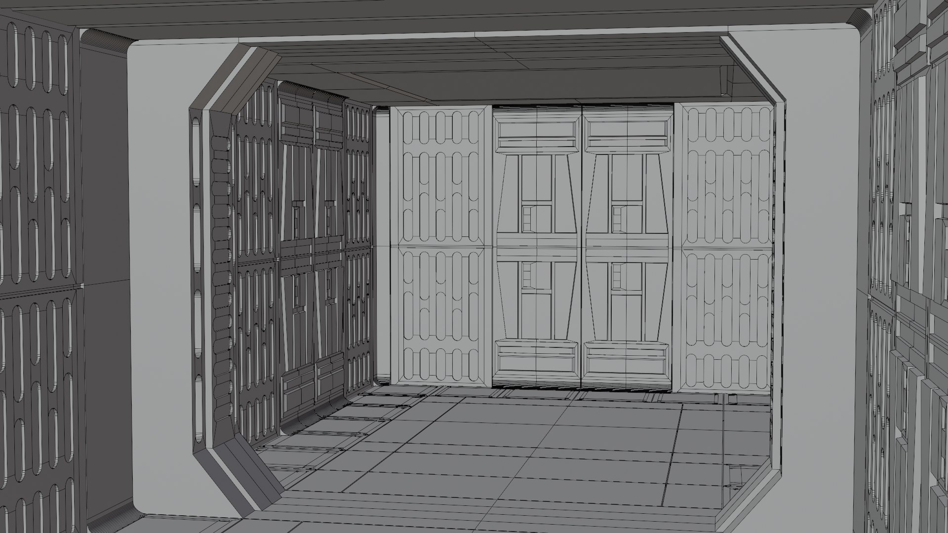 Imperial Corridor A Pack Model - TurboSquid 2343480