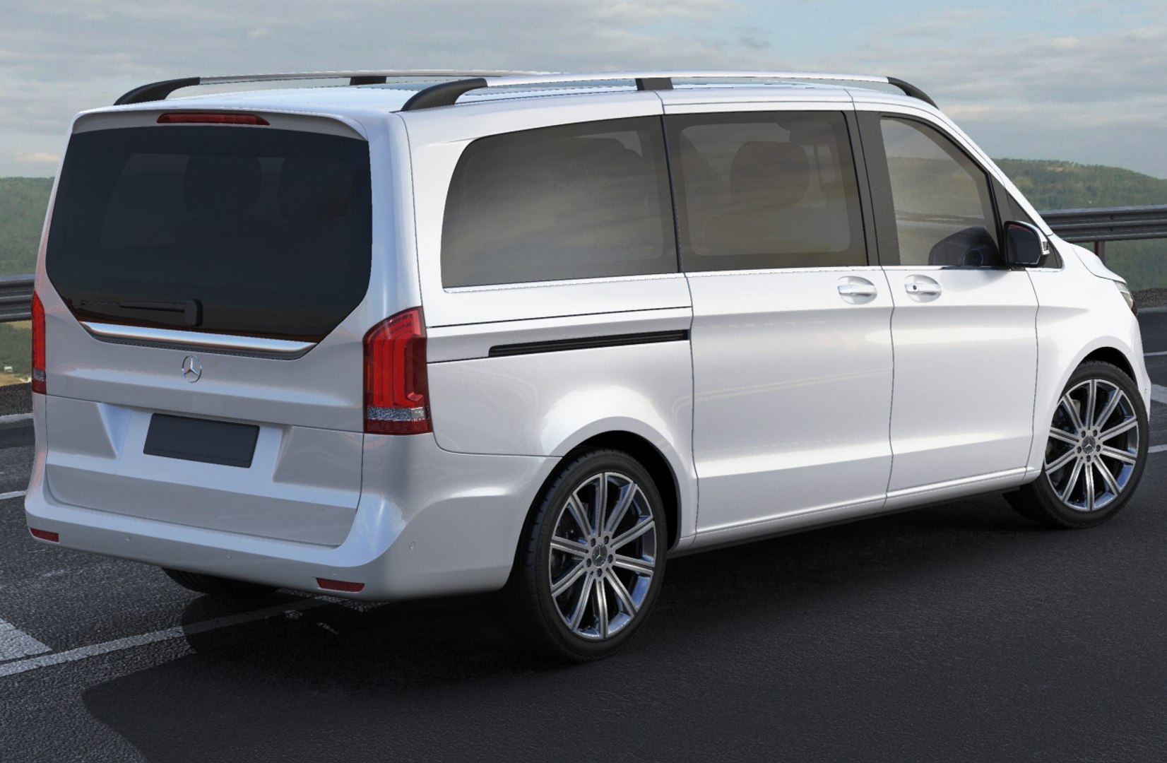 Mercedes V-class 2020 3D Model - TurboSquid 1488627