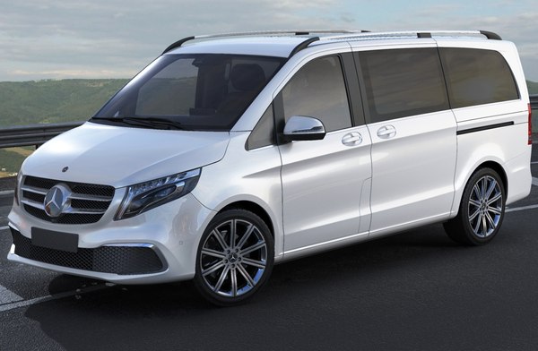 Mercedes v-class 2020 3D model - TurboSquid 1488627