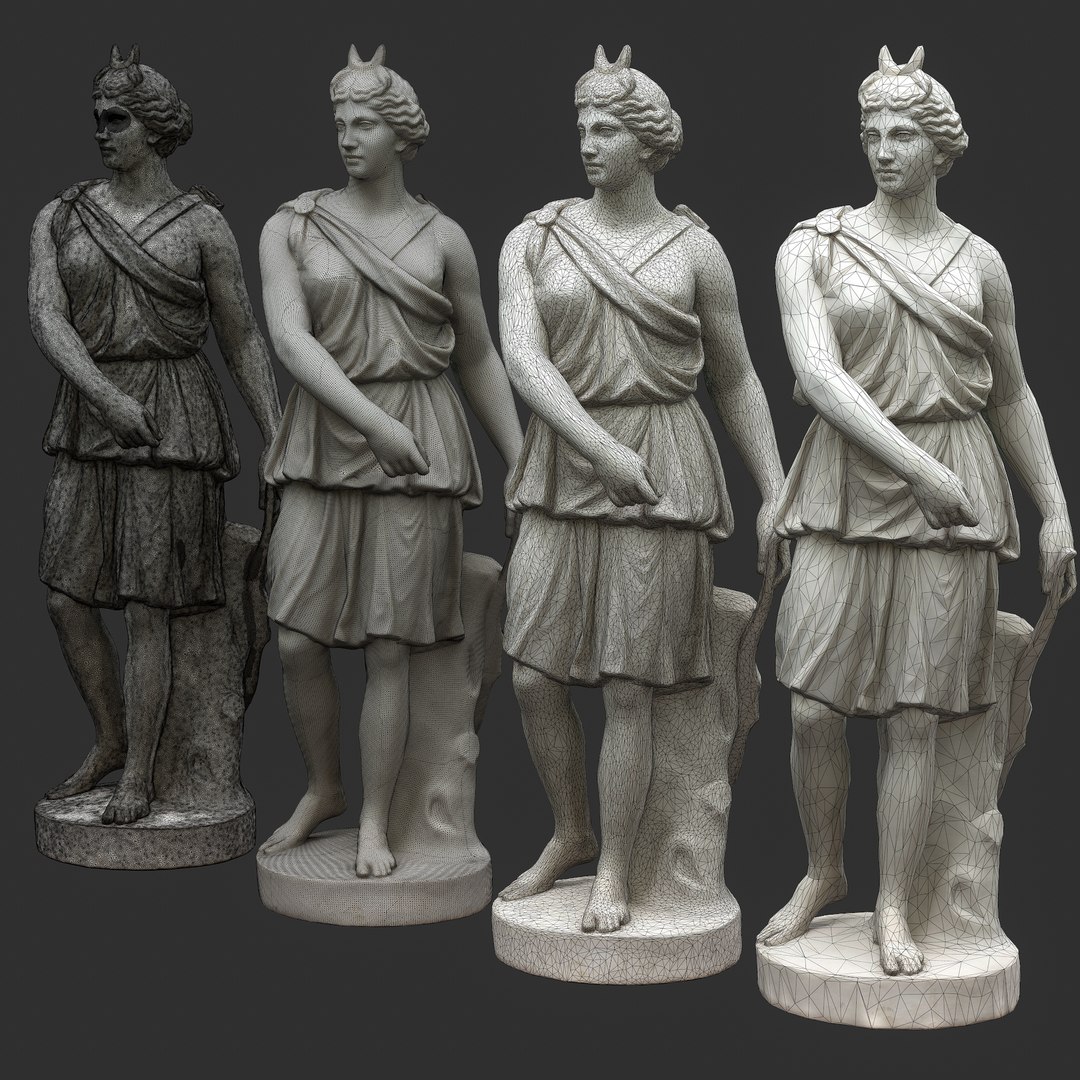 Sculpture of Artemis 3D model - TurboSquid 1781540