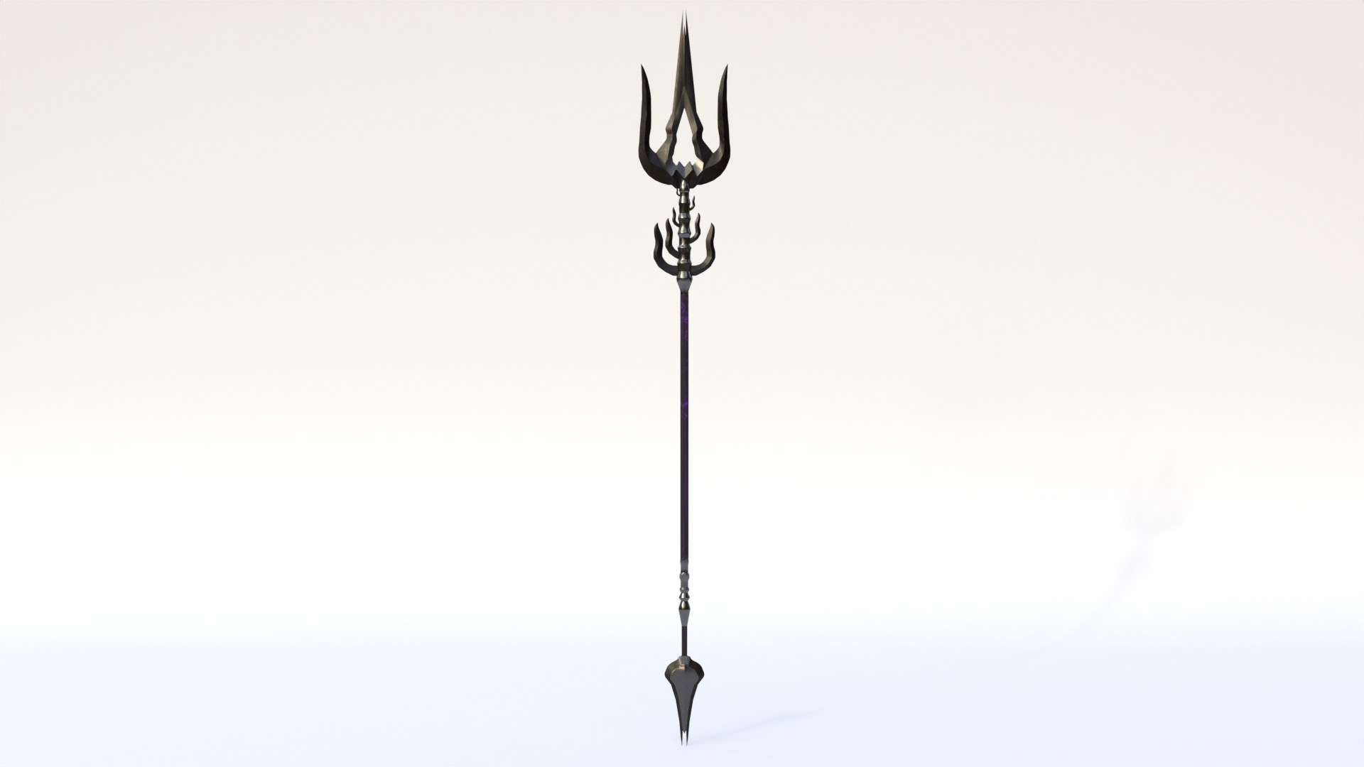 3D Dark Trident Model - TurboSquid 2008003
