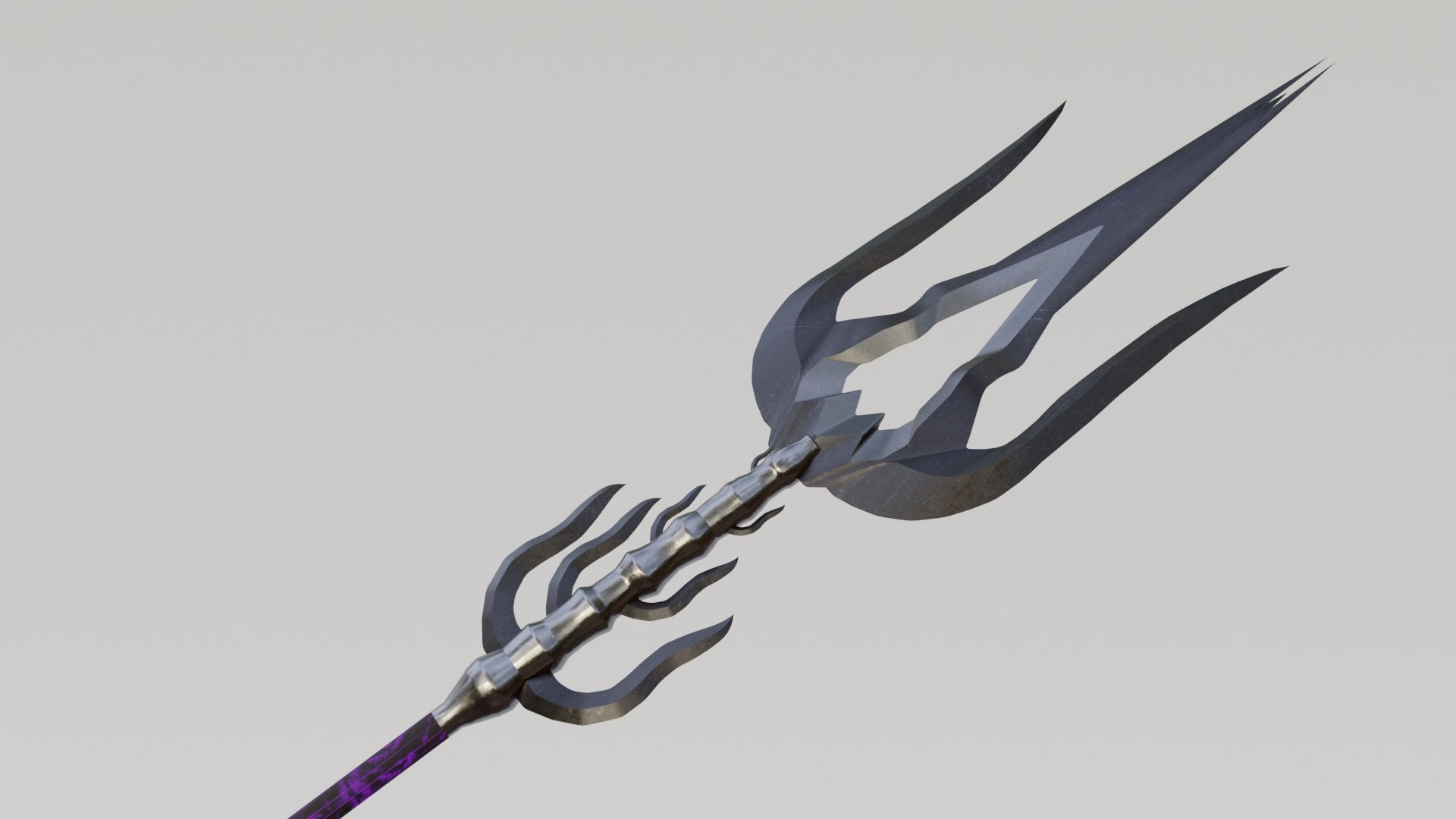3D Dark Trident Model - TurboSquid 2008003