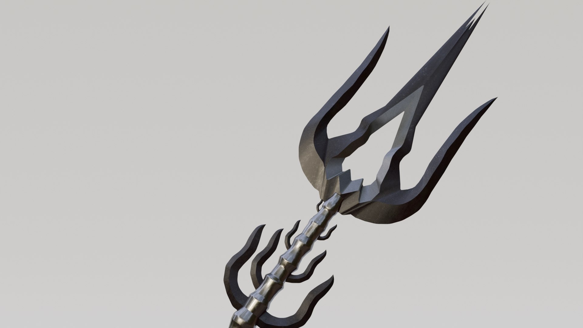 3D Dark Trident Model - TurboSquid 2008003
