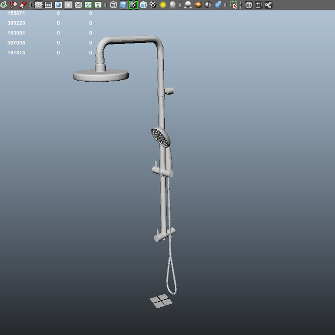 3D Shower Model - TurboSquid 1400487